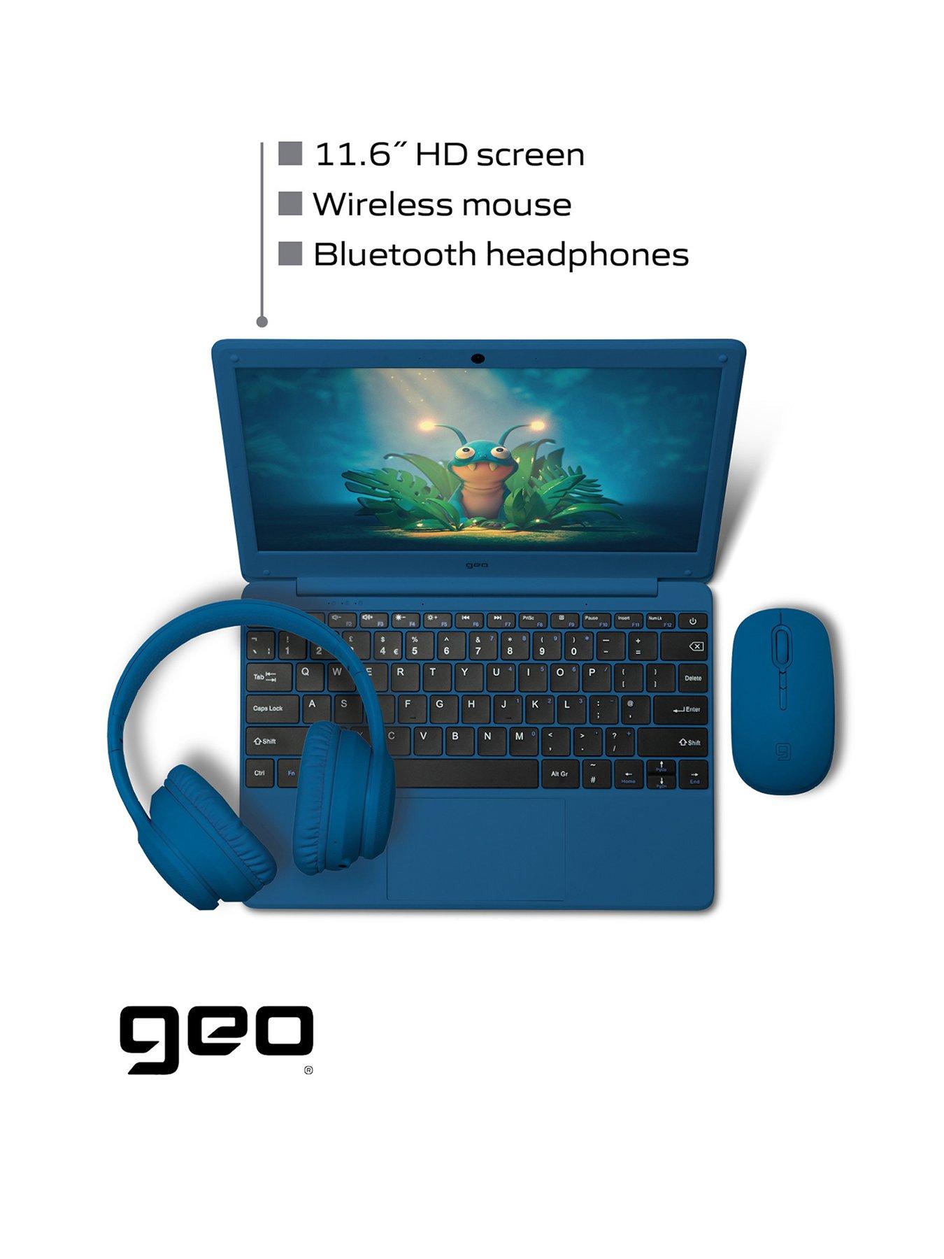 Geo Geobook 11 Laptop - 11.6in HD, 4GB RAM, 128GB Storage, Windows 11 ...