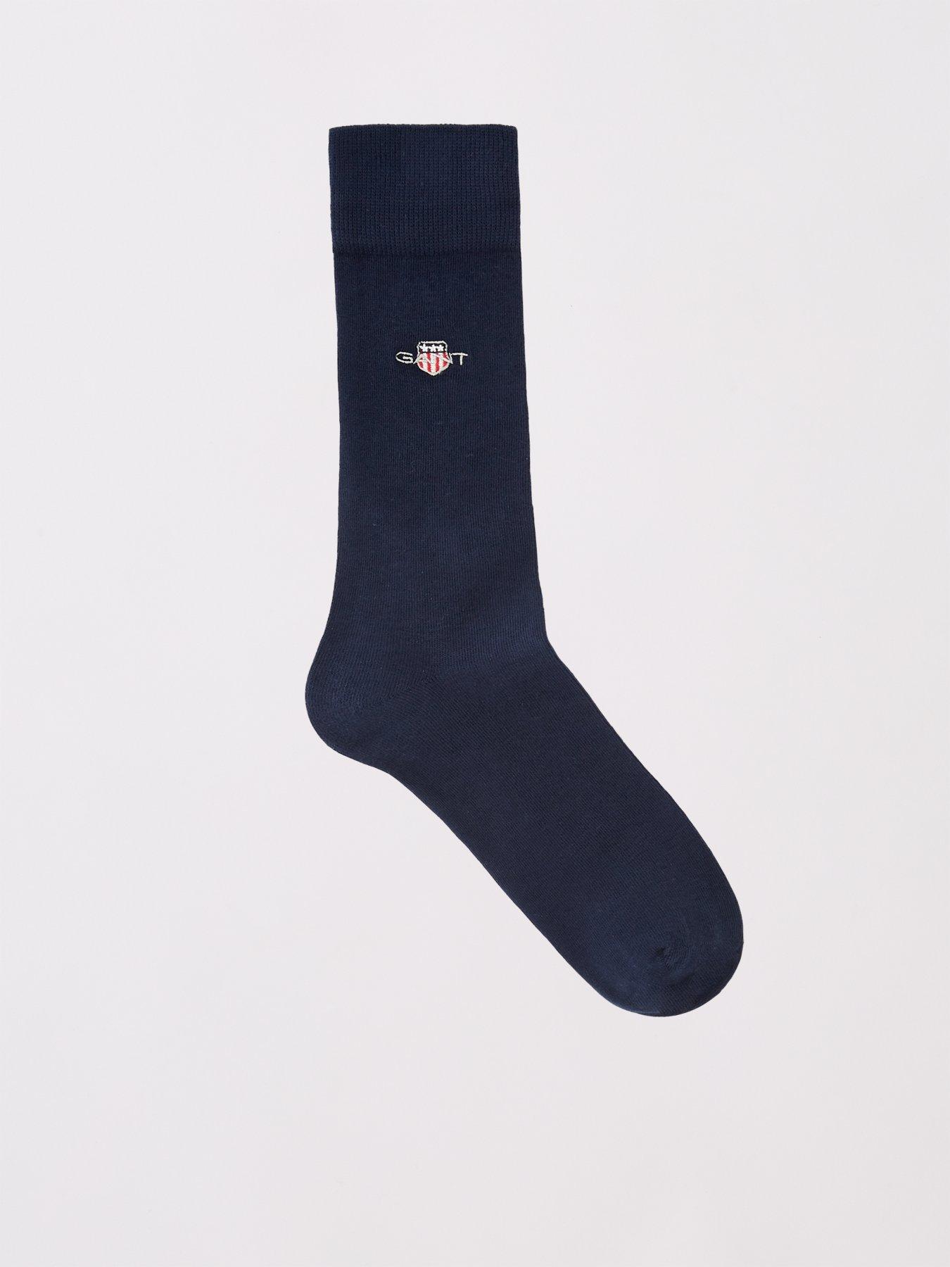 GANT 3 Pack Shield Socks - Navy | Very