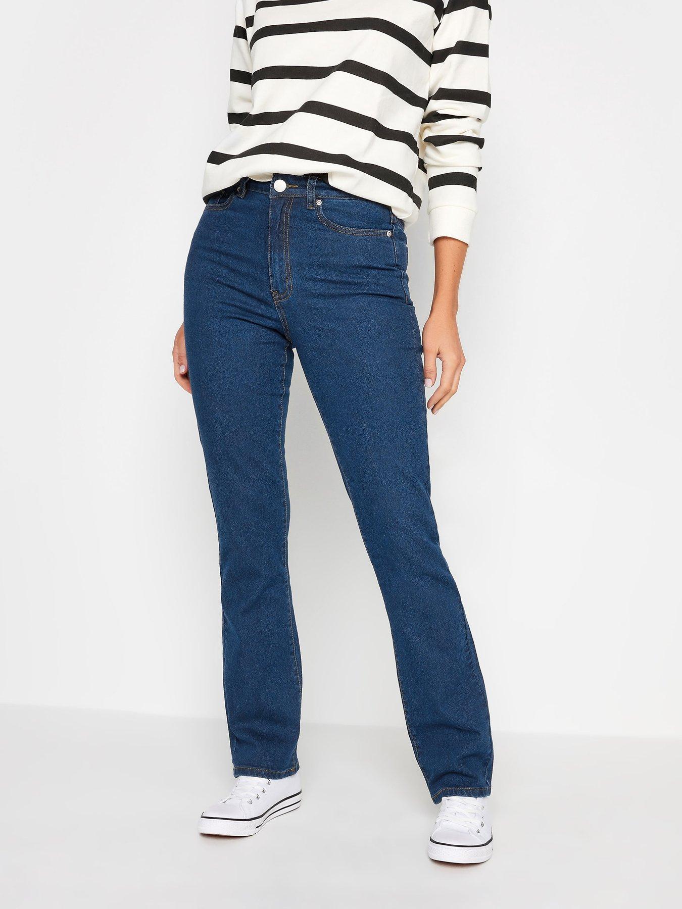 Long Tall Sally Mid Wash Straight Leg | Very