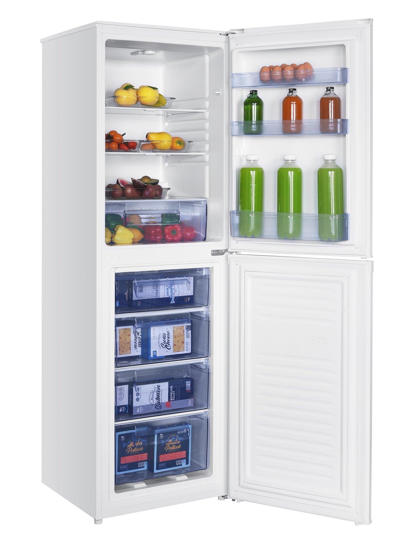 Swan SR8161W 172cm High, 55cm Wide, 50/50 Split Fridge Freezer - White ...