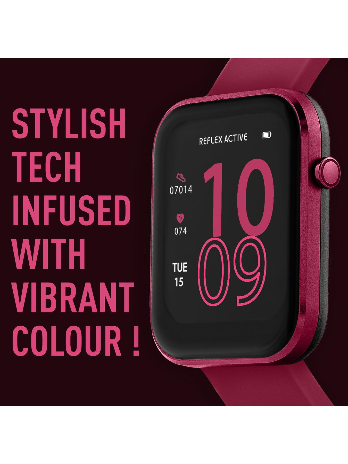 Reflex Active Series 12 Berry Strap Smart Watch | Very