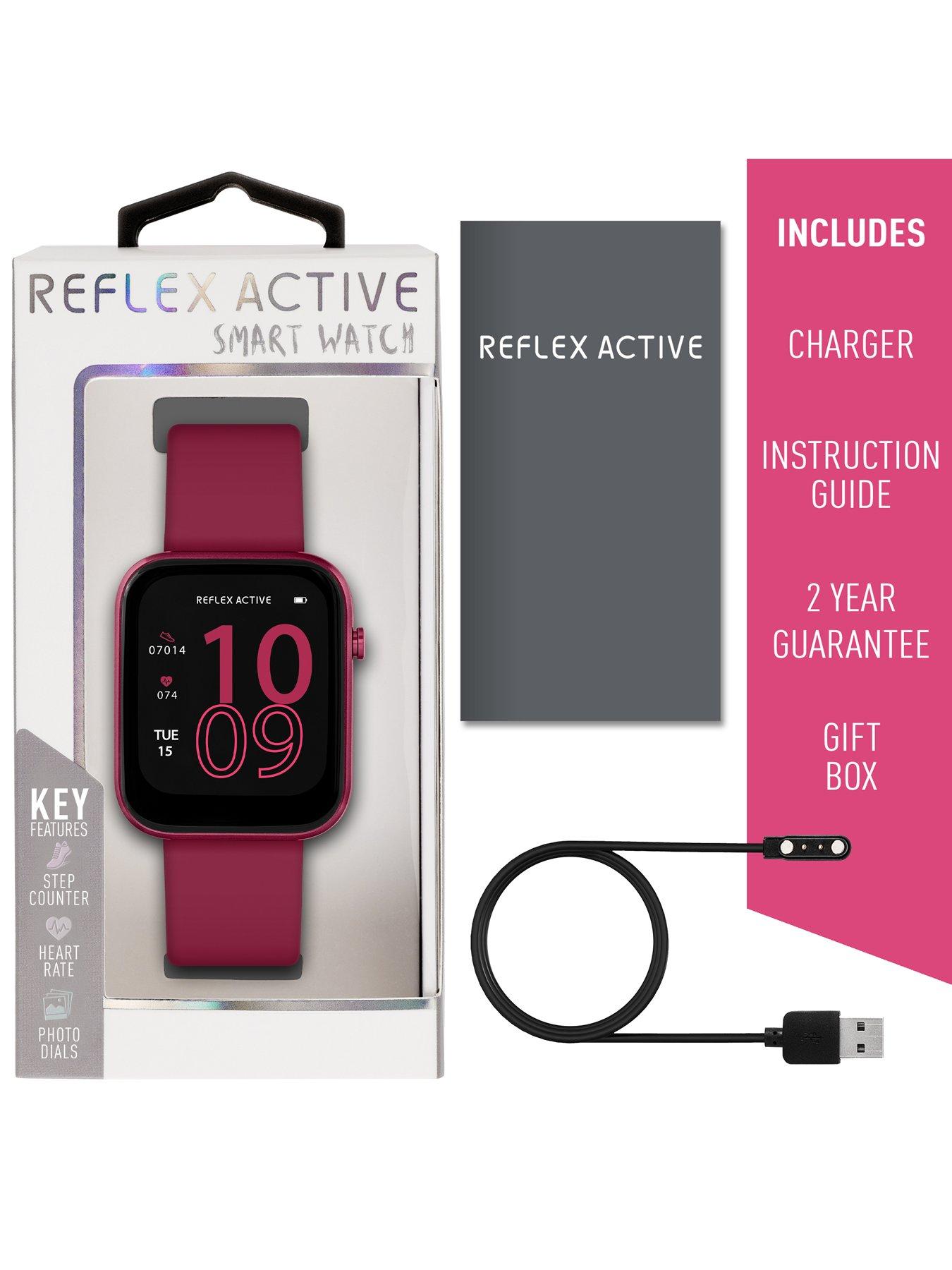 Reflex Active Series 12 Berry Strap Smart Watch | Very