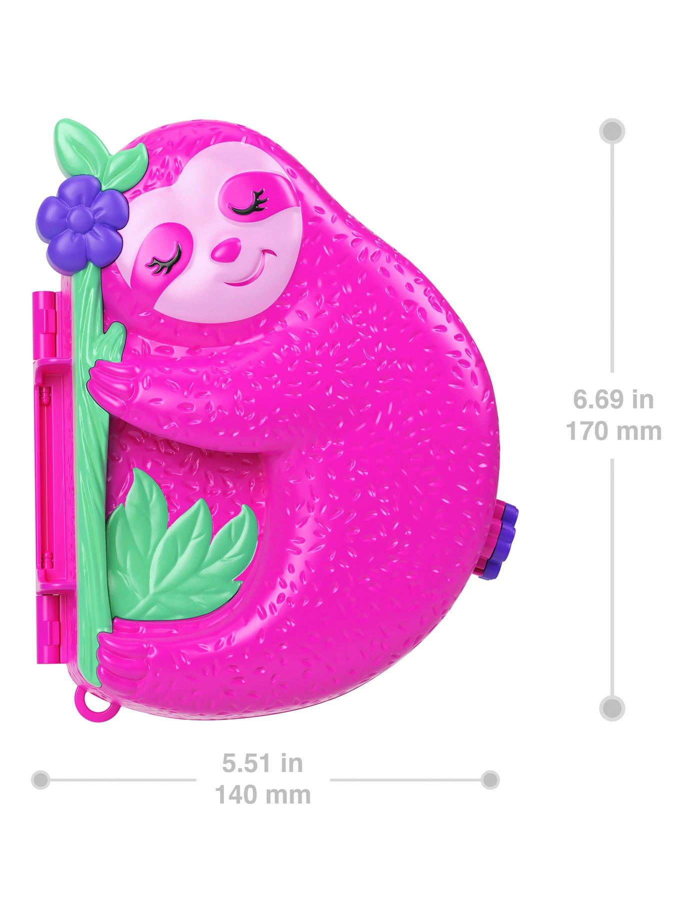 Polly Pocket Sloth Family Wearable Purse Compact Playset | Very