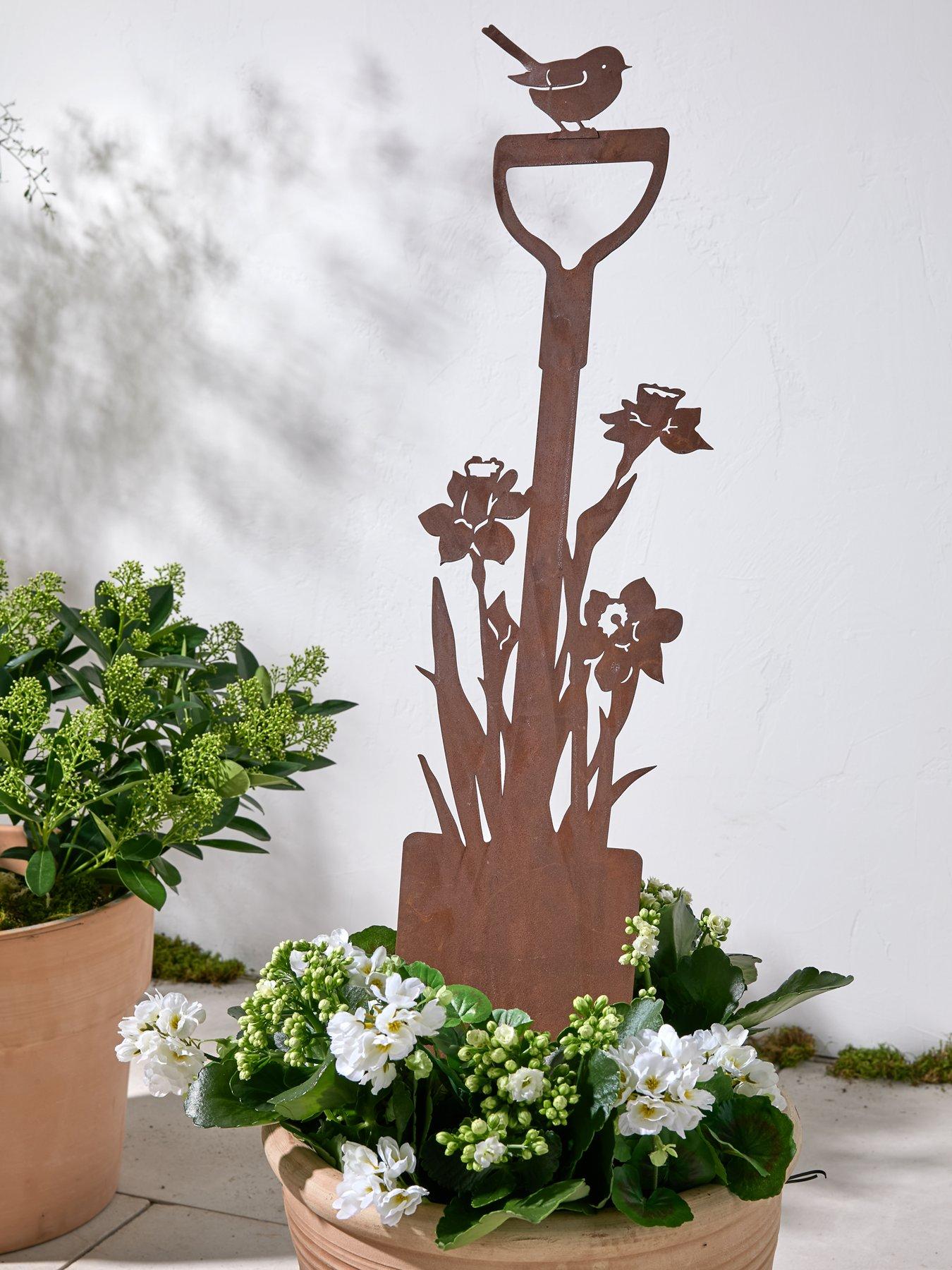 Heaven Sends Metal Garden Spade Stake | very.co.uk
