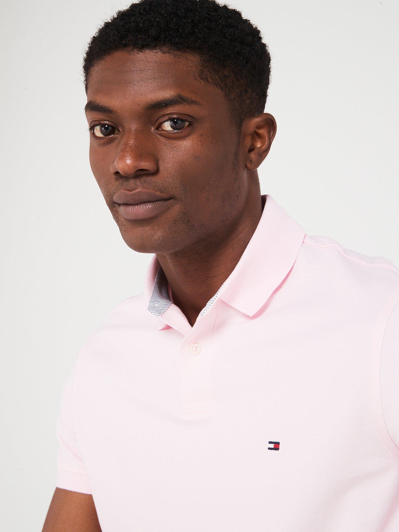 Tommy Hilfiger 1985 Regular Fit Polo Shirt Light Pink Uk