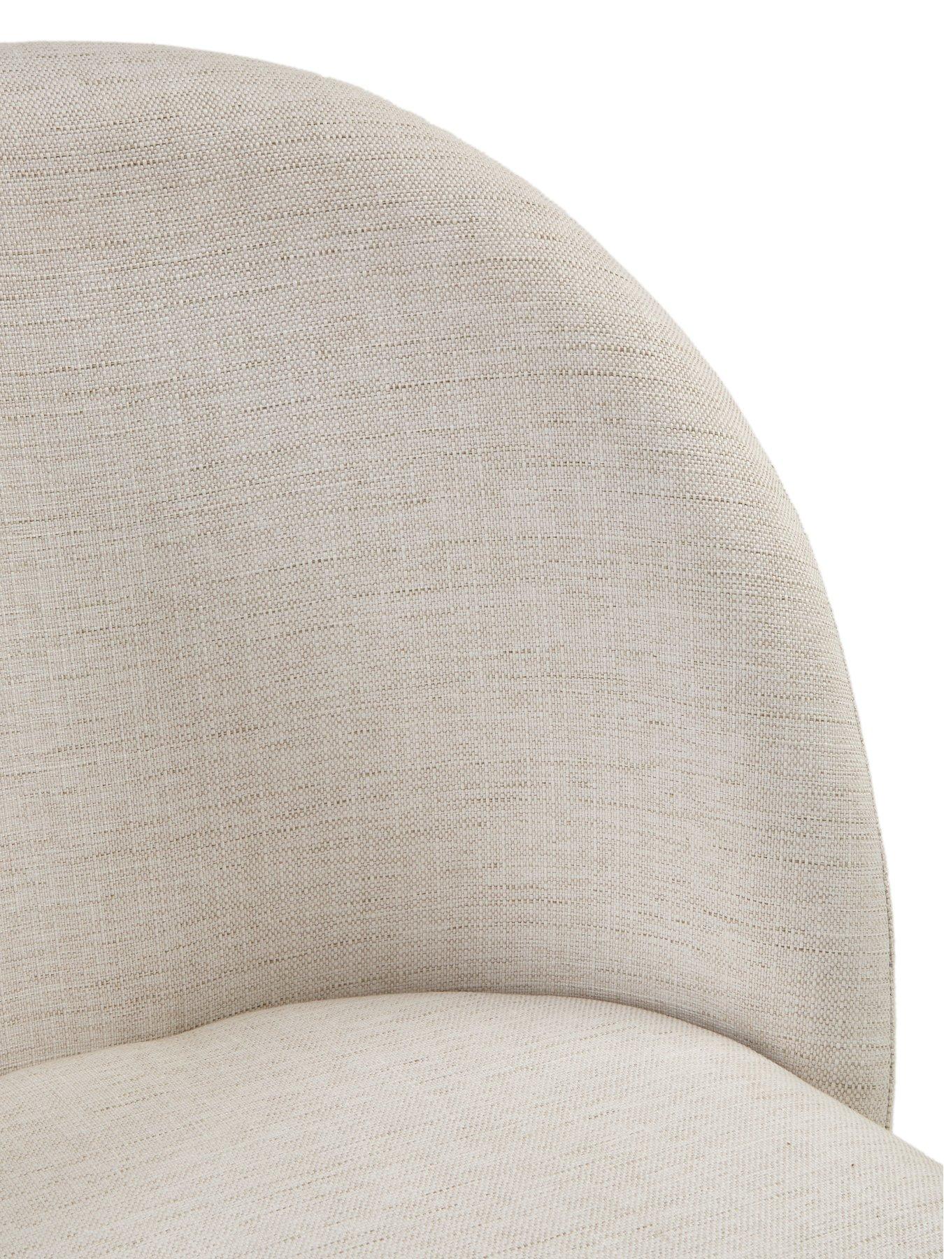 Michelle Keegan Home Cortes 120 cm Ceramic Top Dining Table + 4 Chairs ...