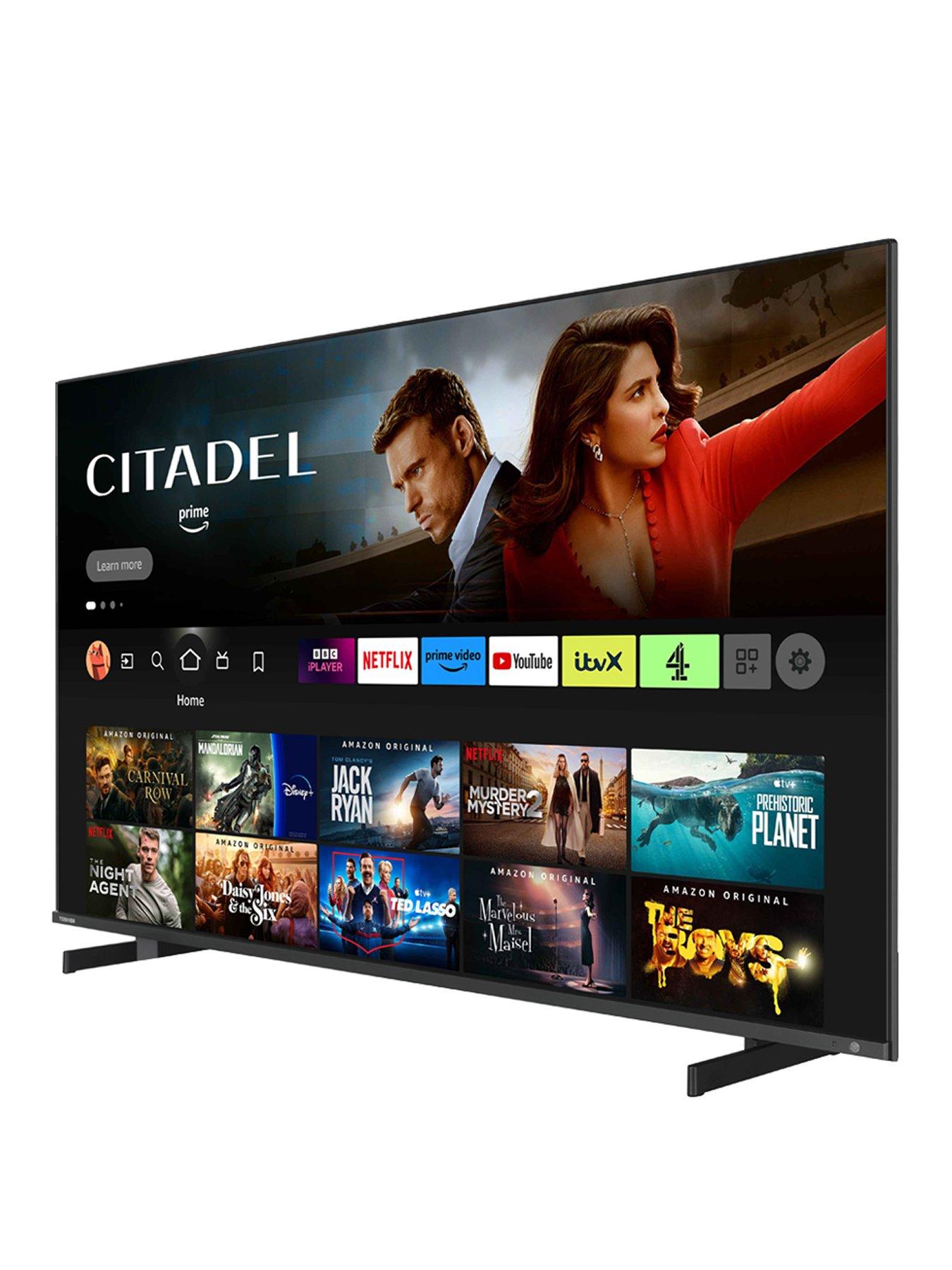 Toshiba 55QF5D53DB, 55-inch, 4K Ultra HD, Fire, QLED TV | Very