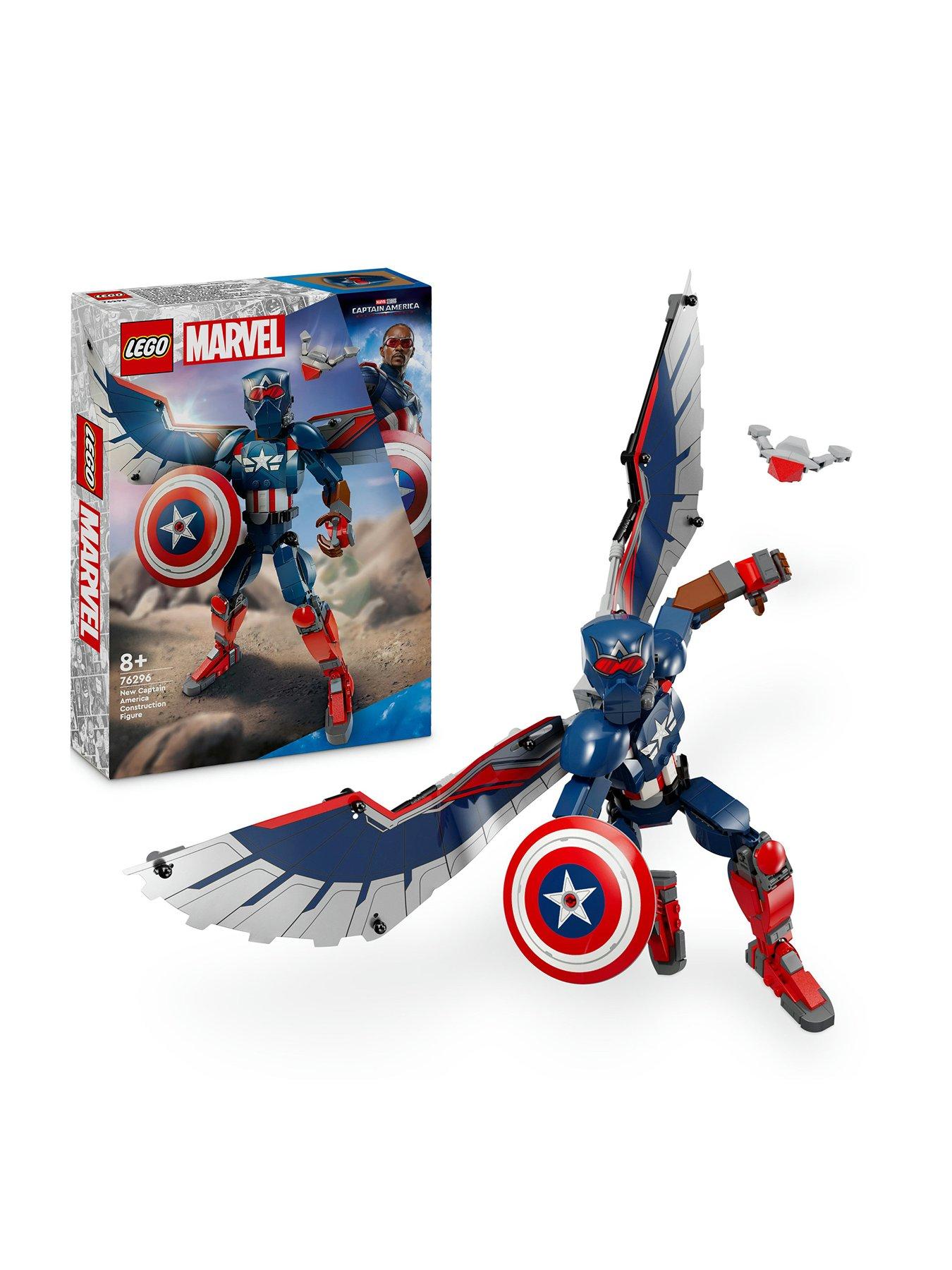 LEGO Marvel Super Heroes New Captain America Construction Figure 76296 ...