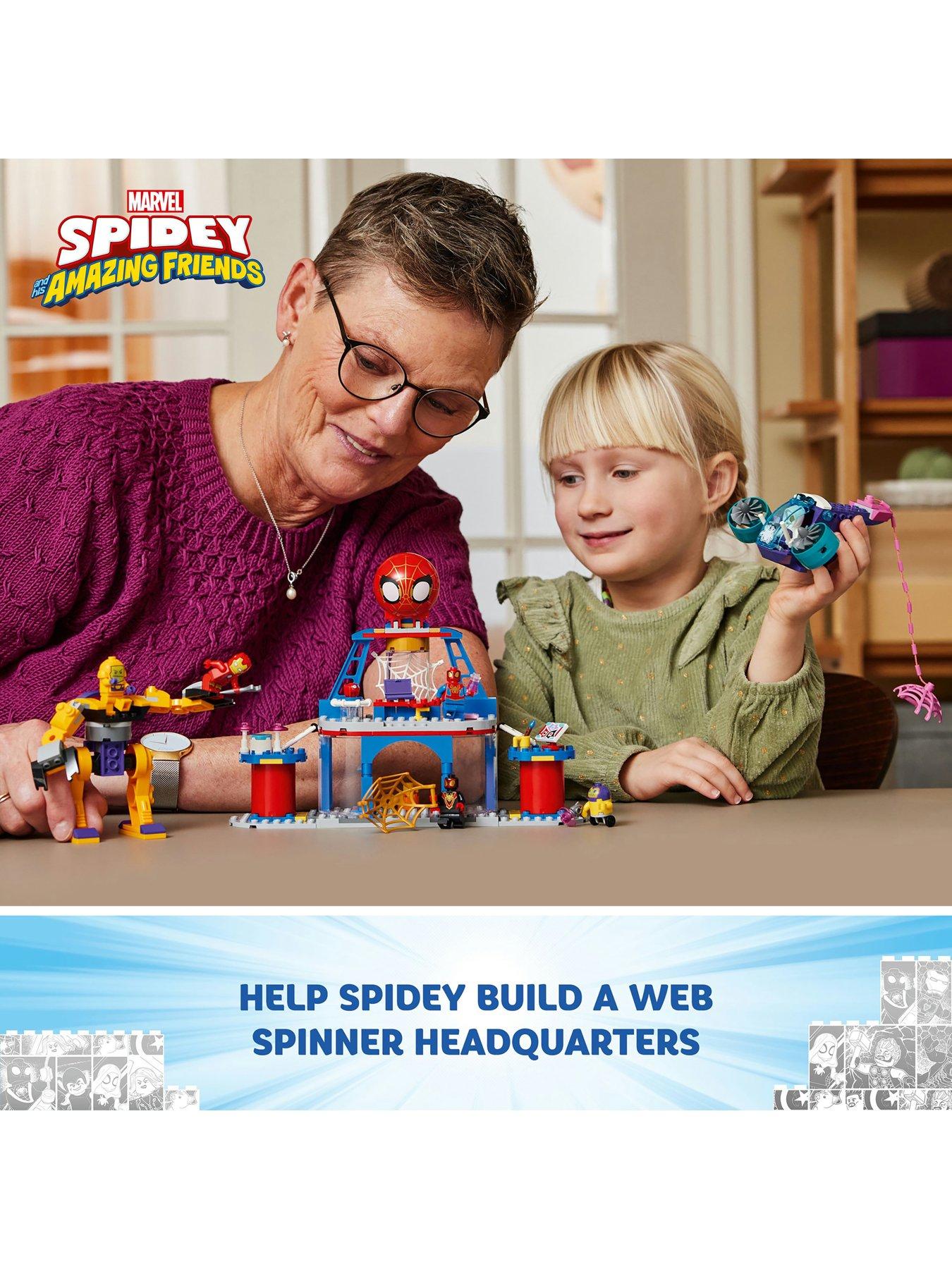 LEGO Marvel Team Spidey Web Spinner Headquarters 10794 | Very