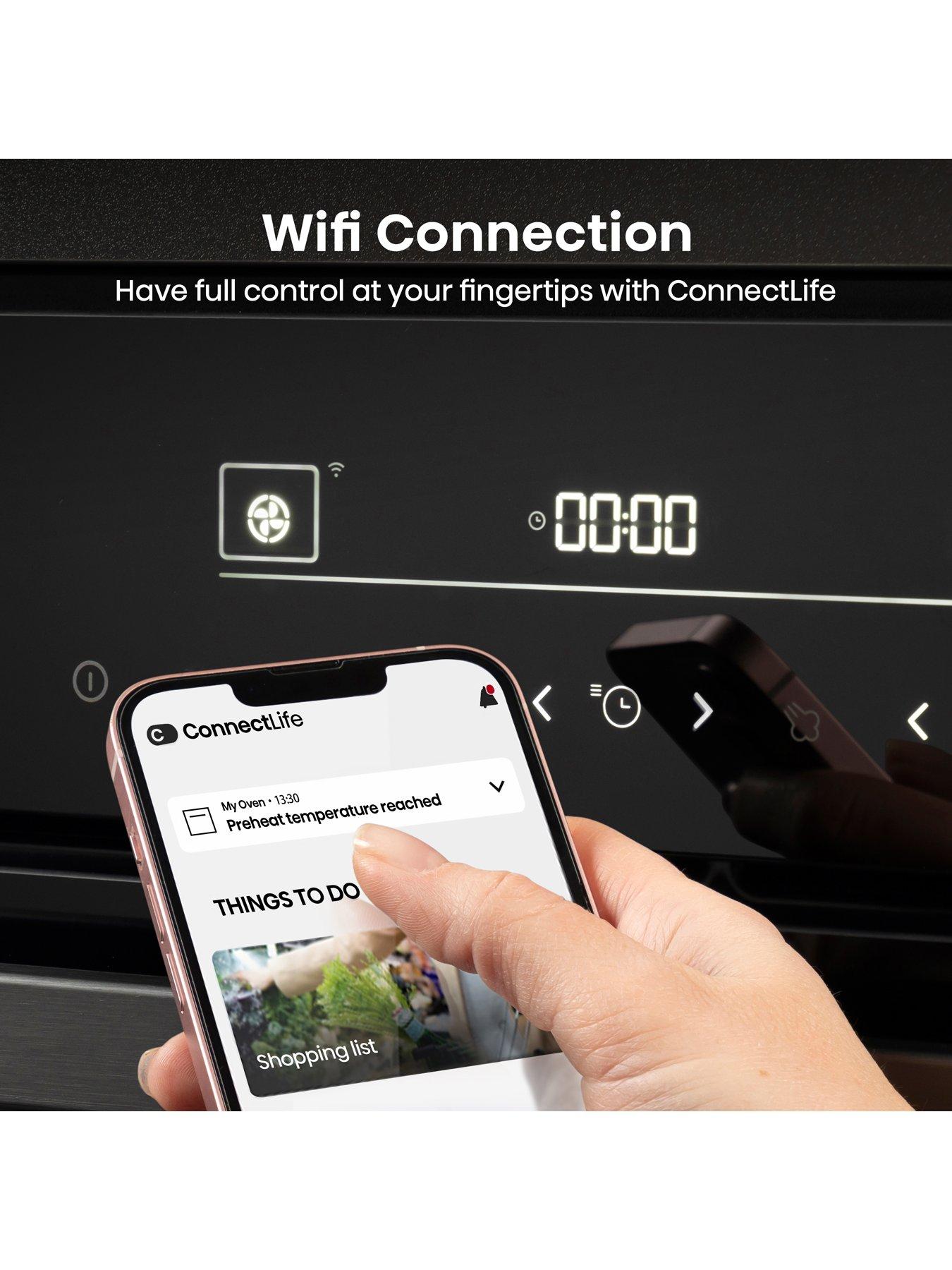 Hisense Hi6 BlackLine BSA66346PDBGUK Built-In Electric Pyrolytic Steam ...