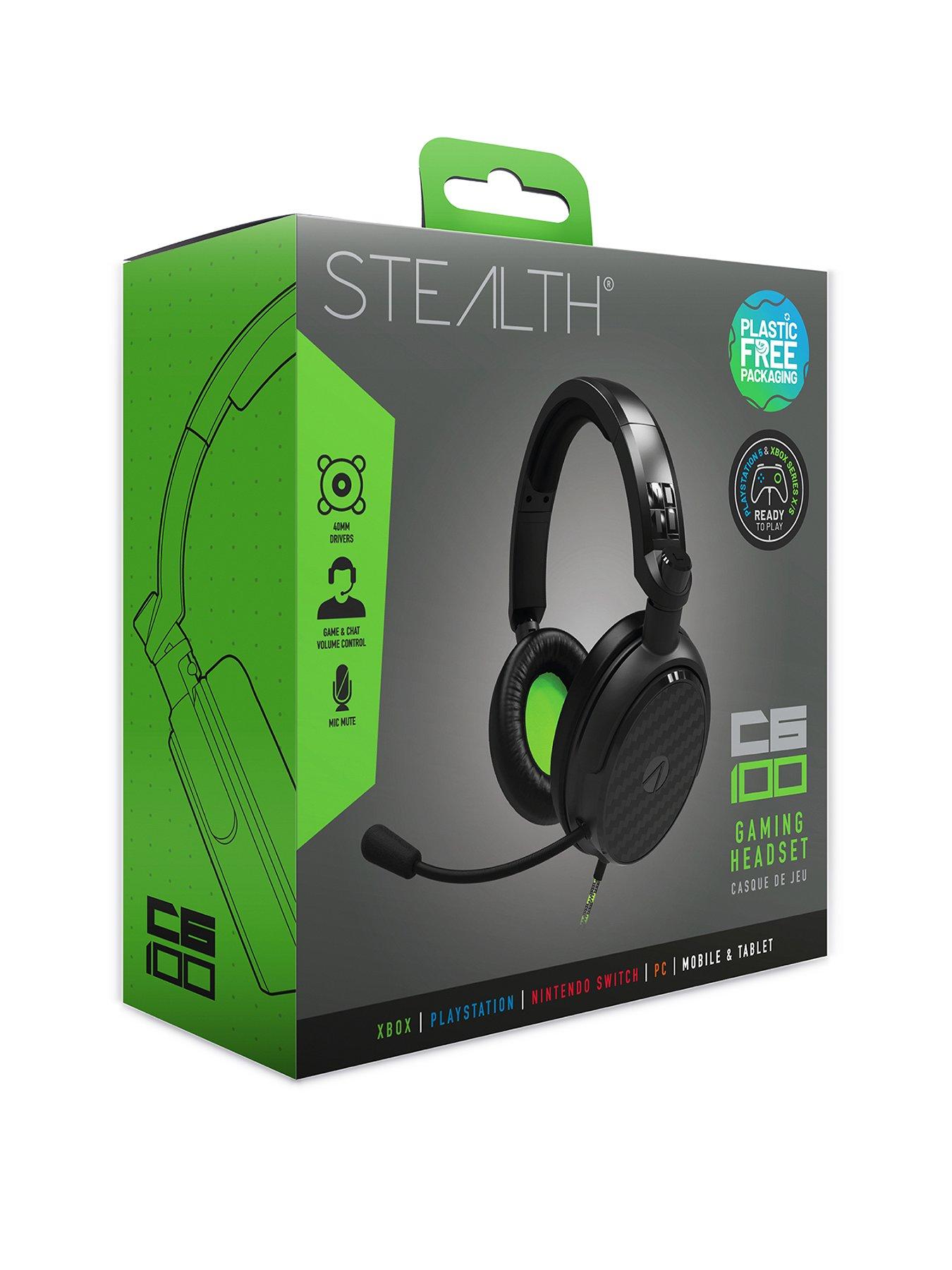 Stealth Gaming Headset for XBOX, PS4/PS5, Switch, PC - Black & Green ...