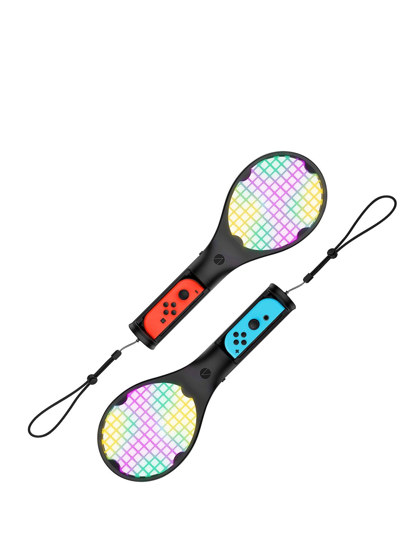 Stealth Joy-Con Light-Up Tennis Rackets Switch & Switch OLED - Twin ...