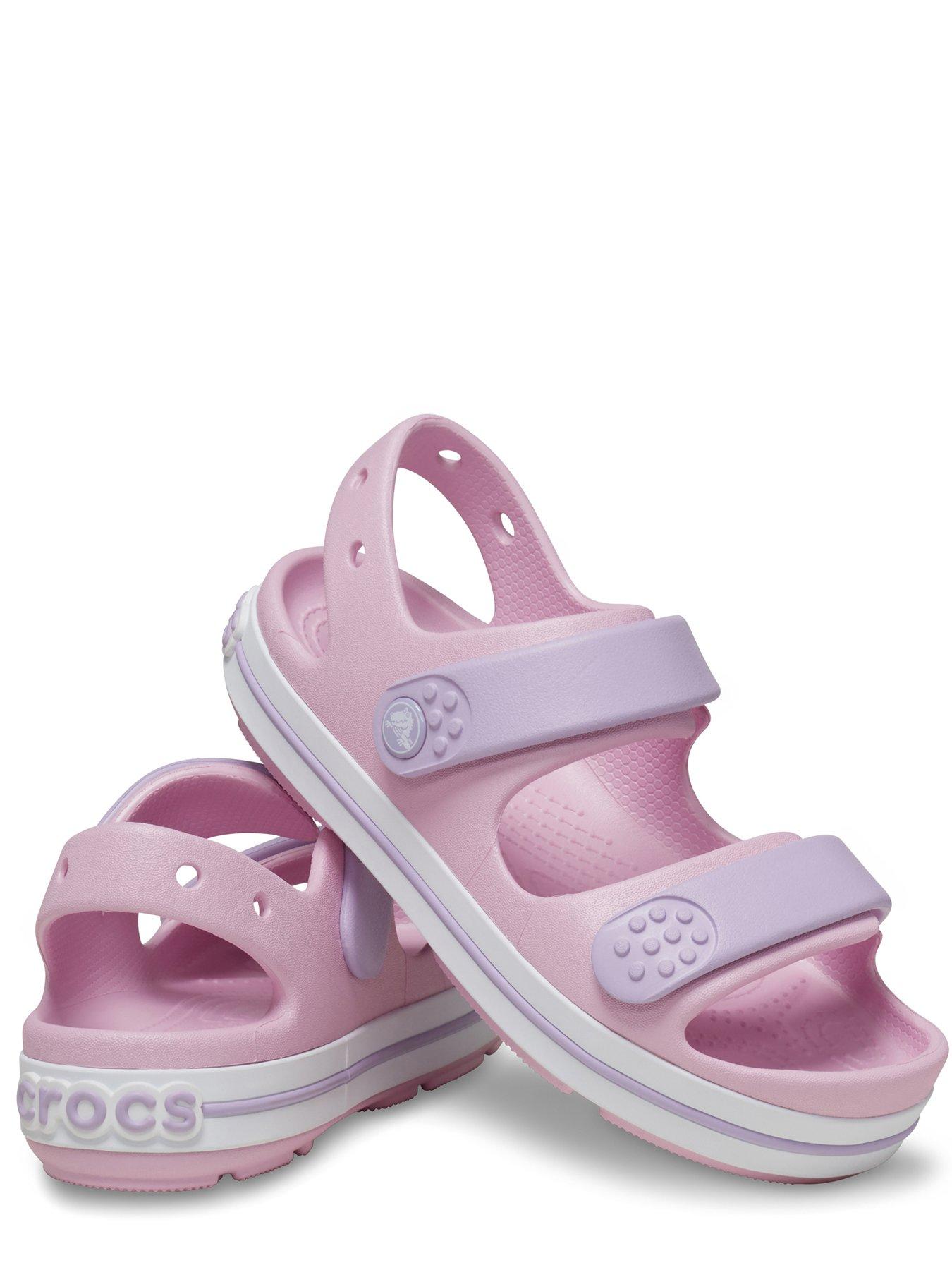 Crocs Ballerina/Lavender Crocband Cruiser Sandal - Pink | Very