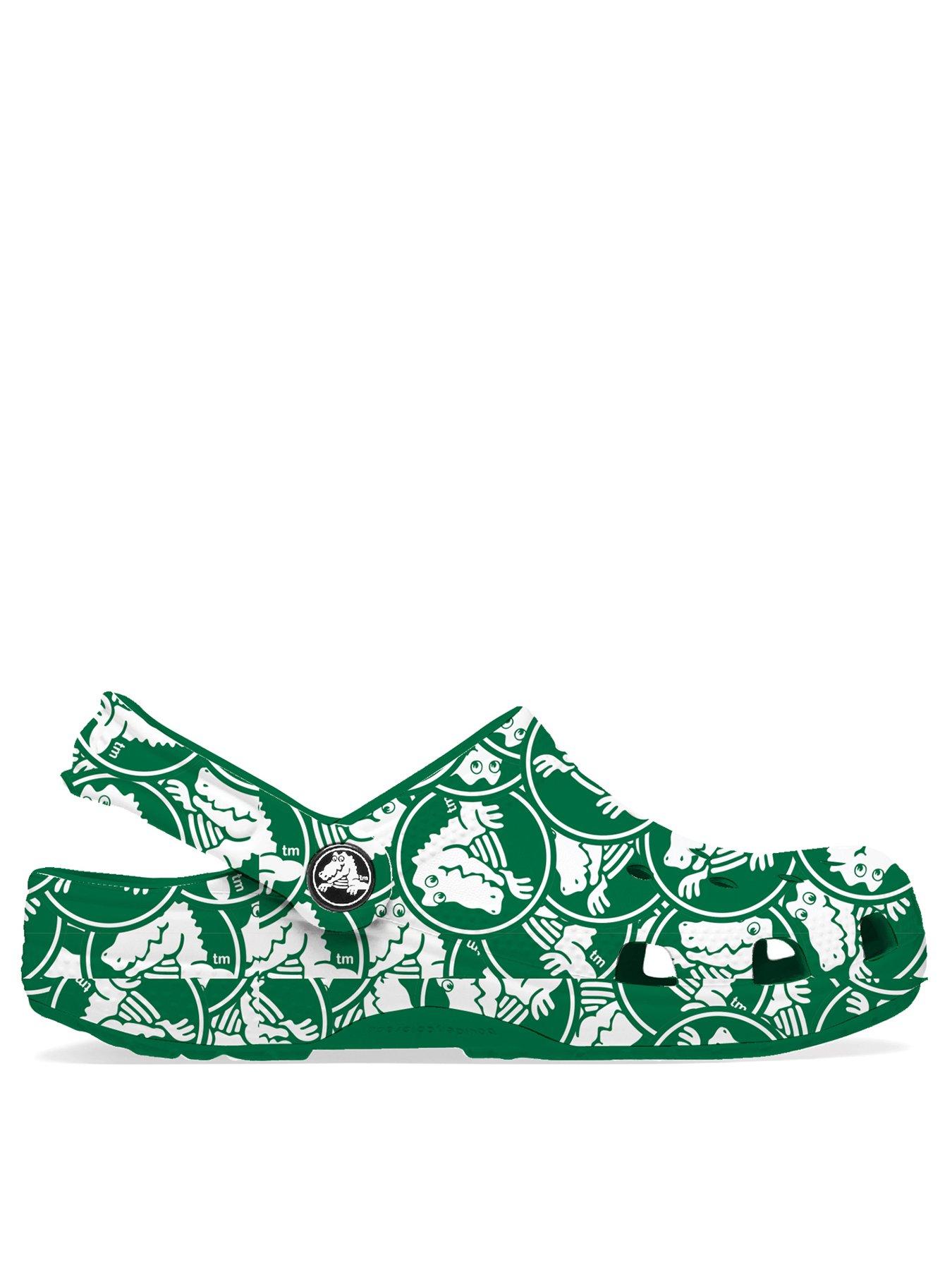 Crocs Classic Duke Print Clog Sandal - Green | Very
