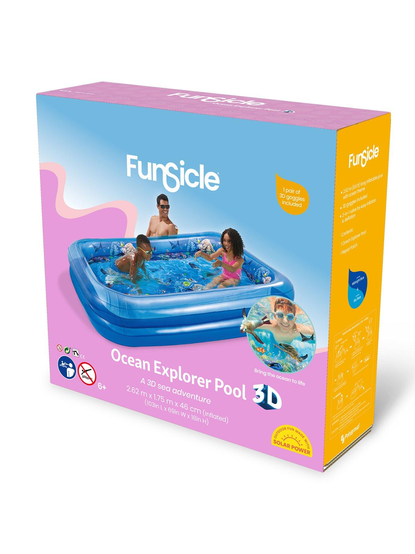 Funsicle Ocean Explorer Pool with 3D goggles | Very