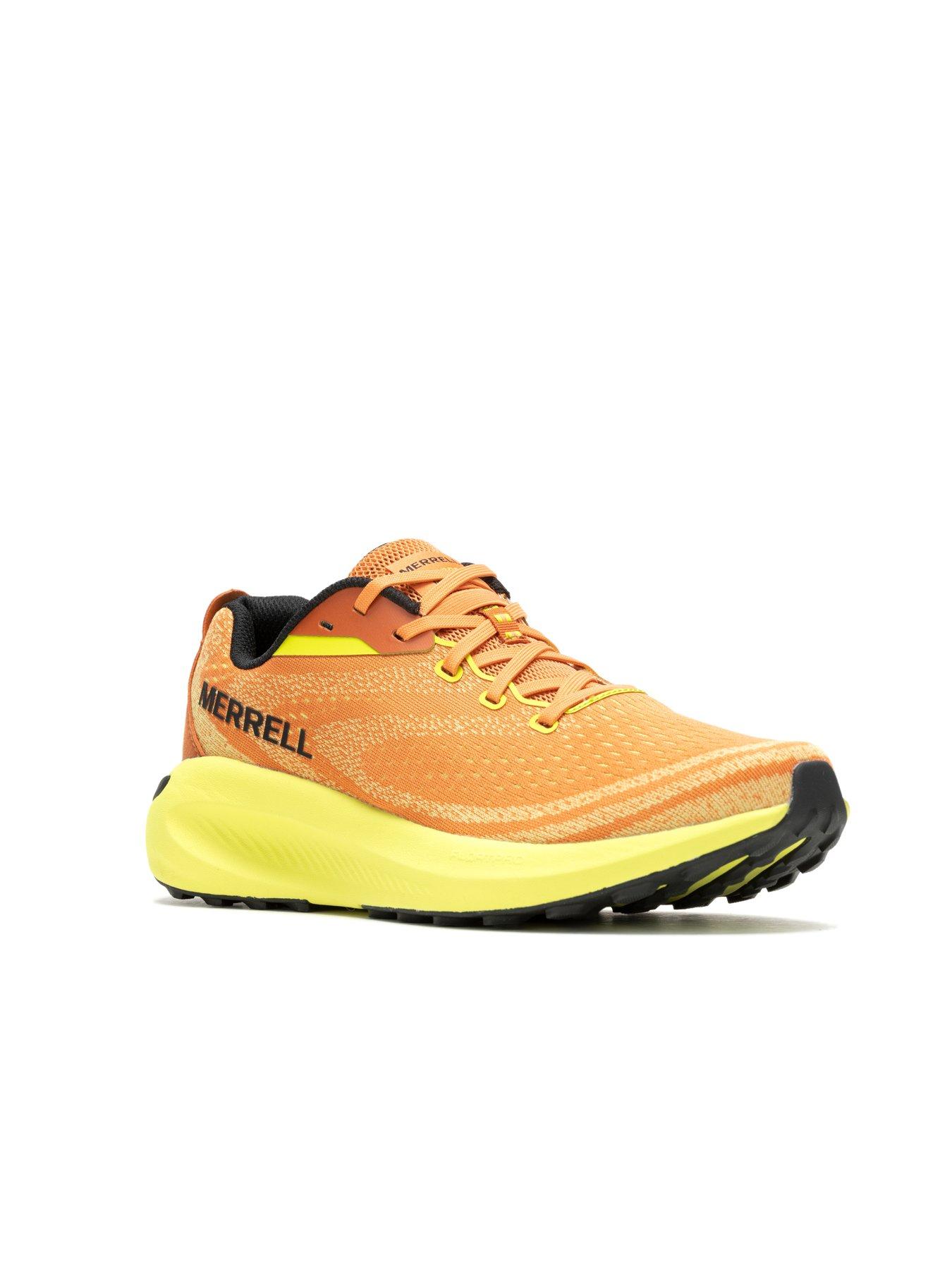 Merrell Mens Morphlite Trail Running Trainers - Orange/Yellow | Very