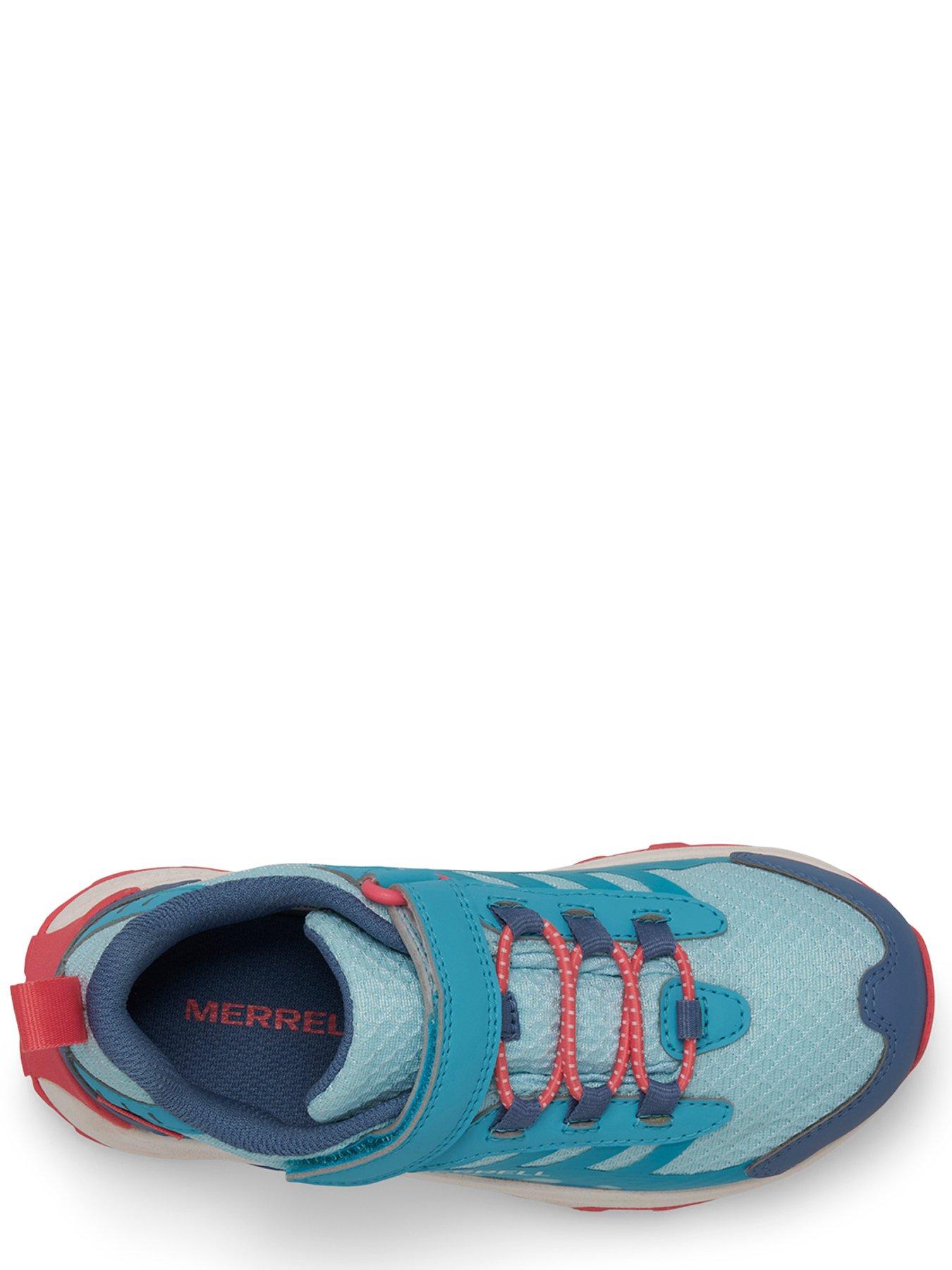Merrell Kids Moab Speed Low Waterproof Shoes - Blue | Very