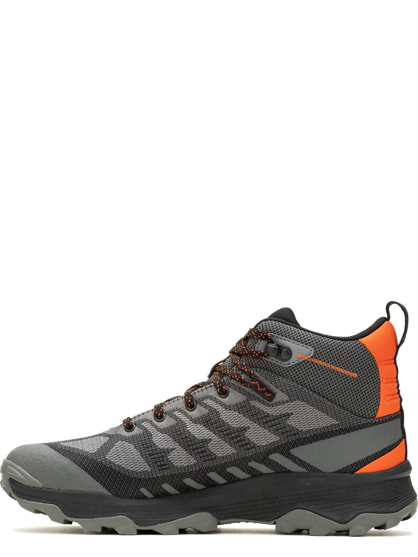 Merrell Mens Speed Mid Waterproof Hiking Boots - Grey | Very
