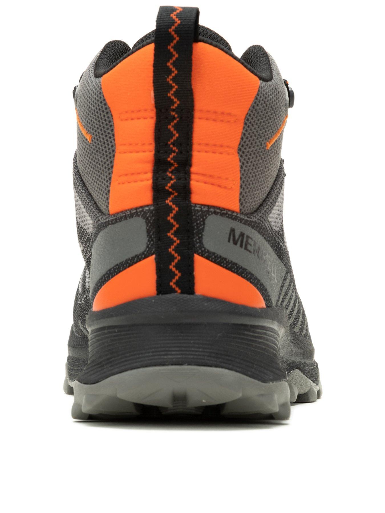 Merrell Mens Speed Mid Waterproof Hiking Boots - Grey | Very