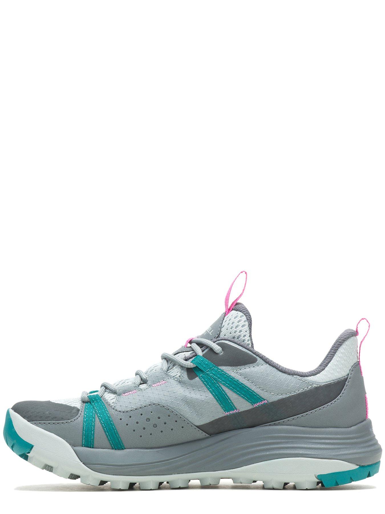 Merrell Womens Siren Goretex Hiking Shoes - Grey / Blue | Very