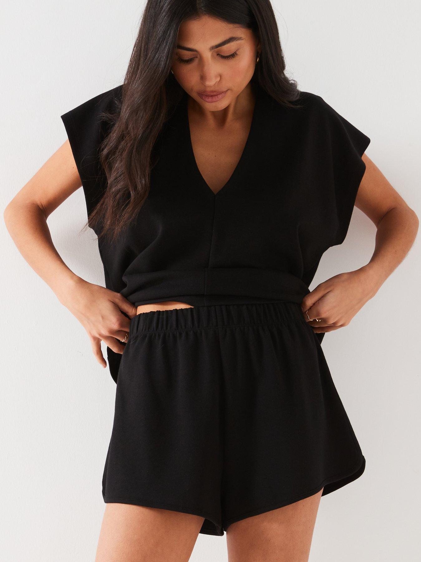Everyday Co-ord Shorts - Black | Very