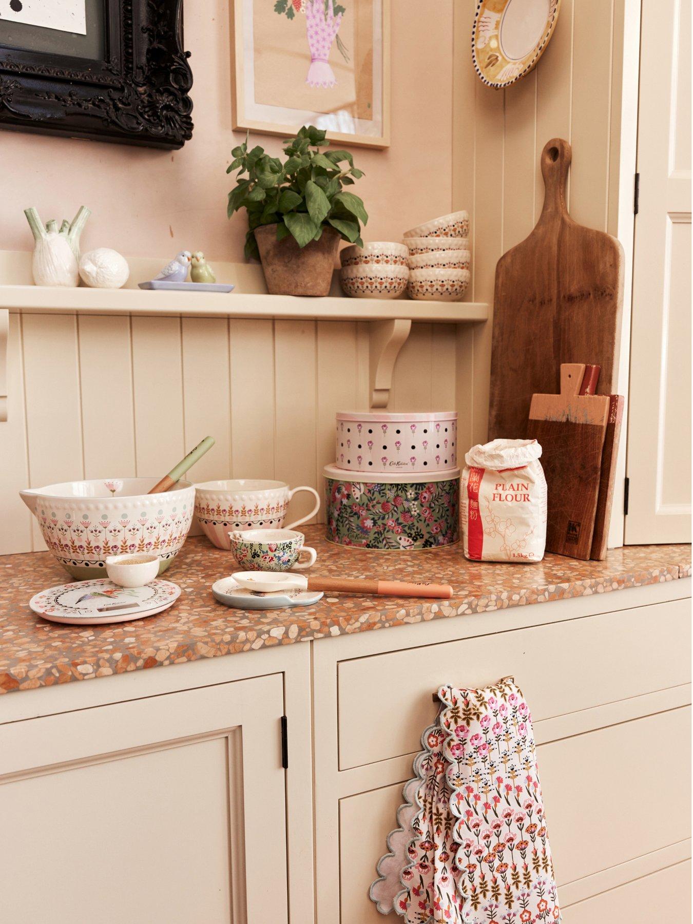 Cath Kidston Painted Table Wood and Silicone Utensils – Set of 2 | Very