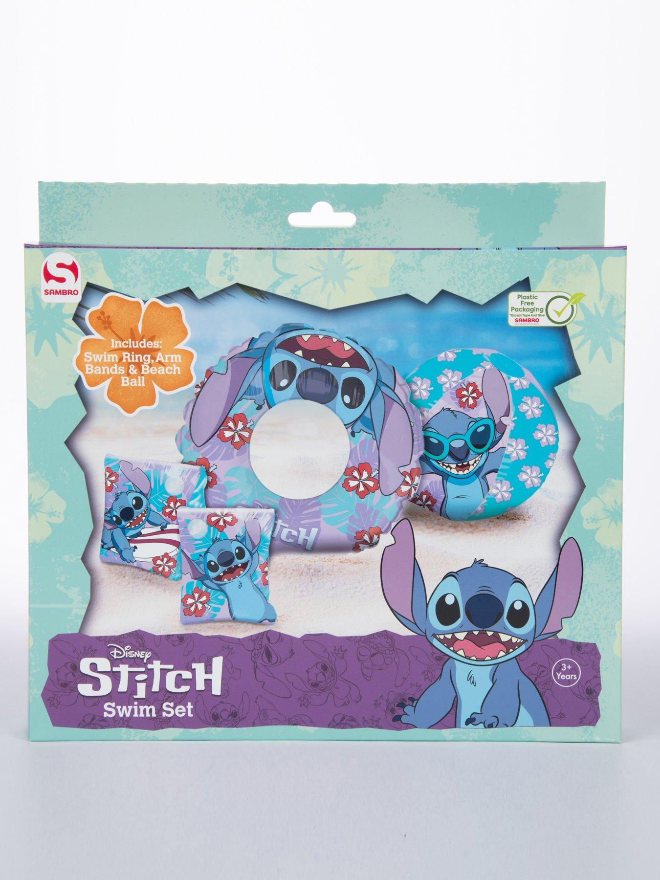 Disney Stitch Swim Set in Box with Inflatable Boat | Very.co.uk