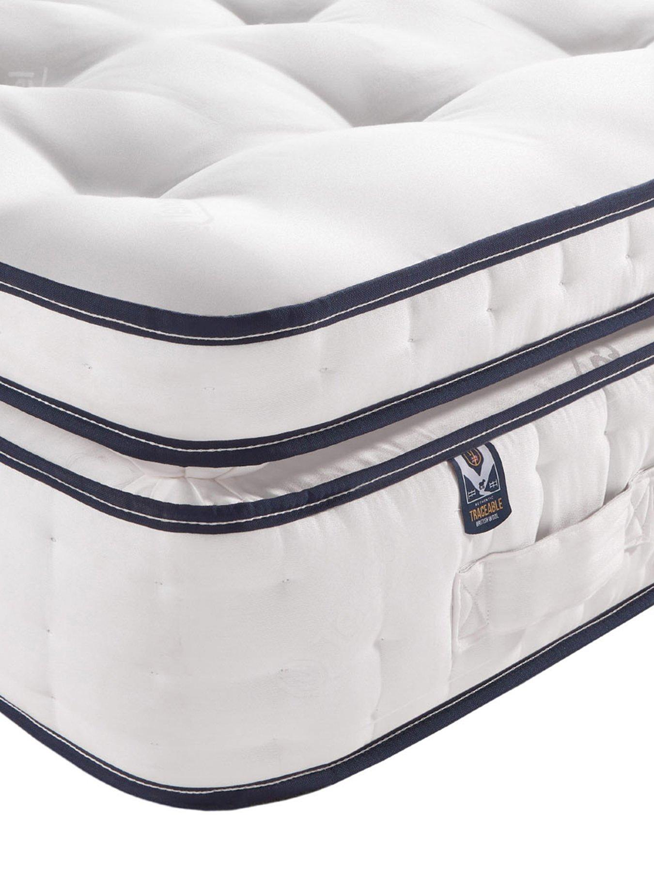 Silentnight British Wool 3000 Pocket Box Top Mattress - Medium firmness ...