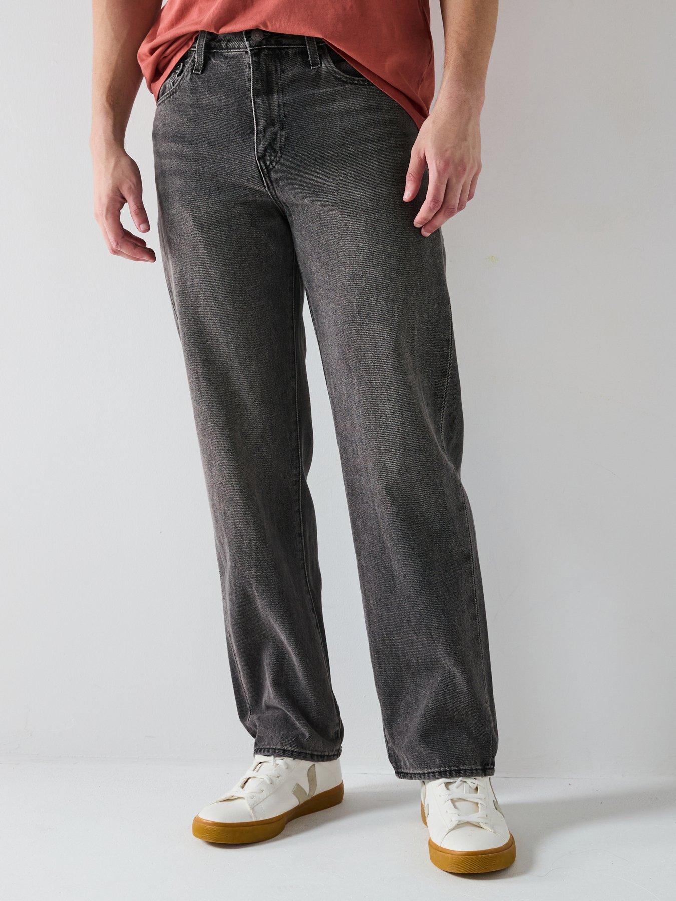 Levi's 568 Loose Straight Fit Jeans - Block Party T2 - Black | Very