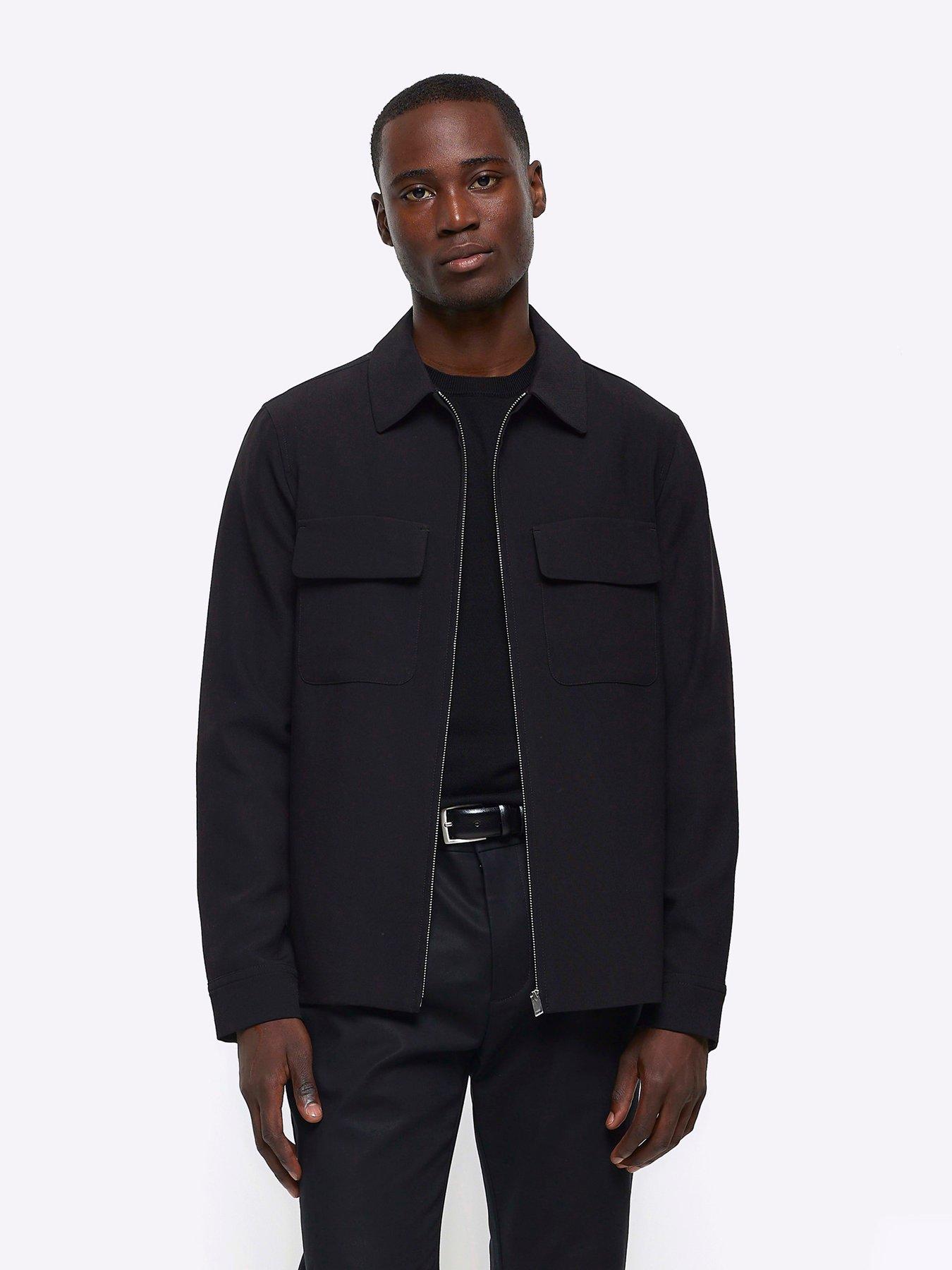 River Island RI London Smart Shacket | Very.co.uk
