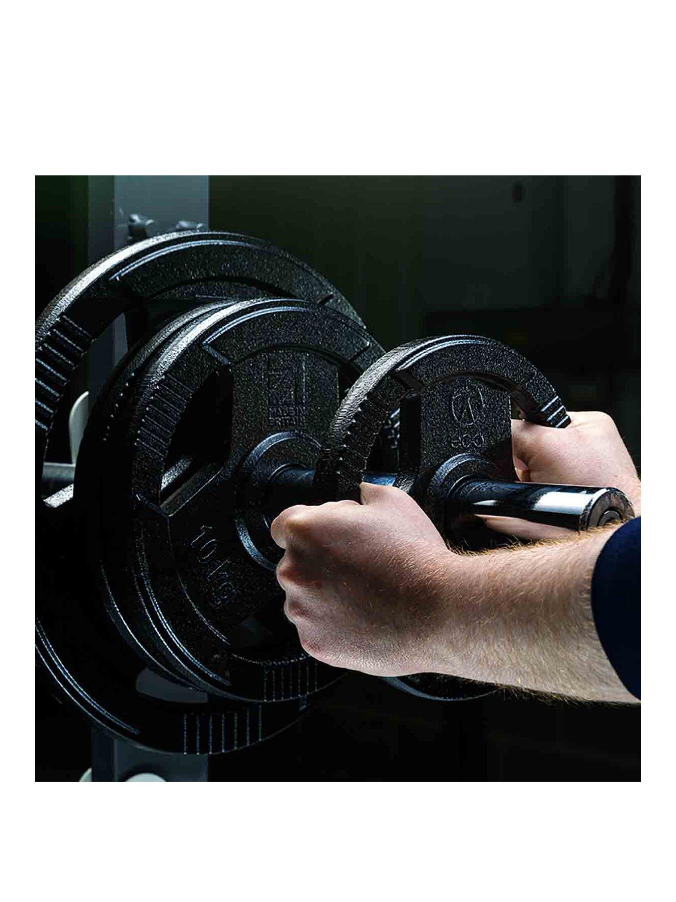 Marcy 140kg Weight Set with 7ft Barbell | very.co.uk