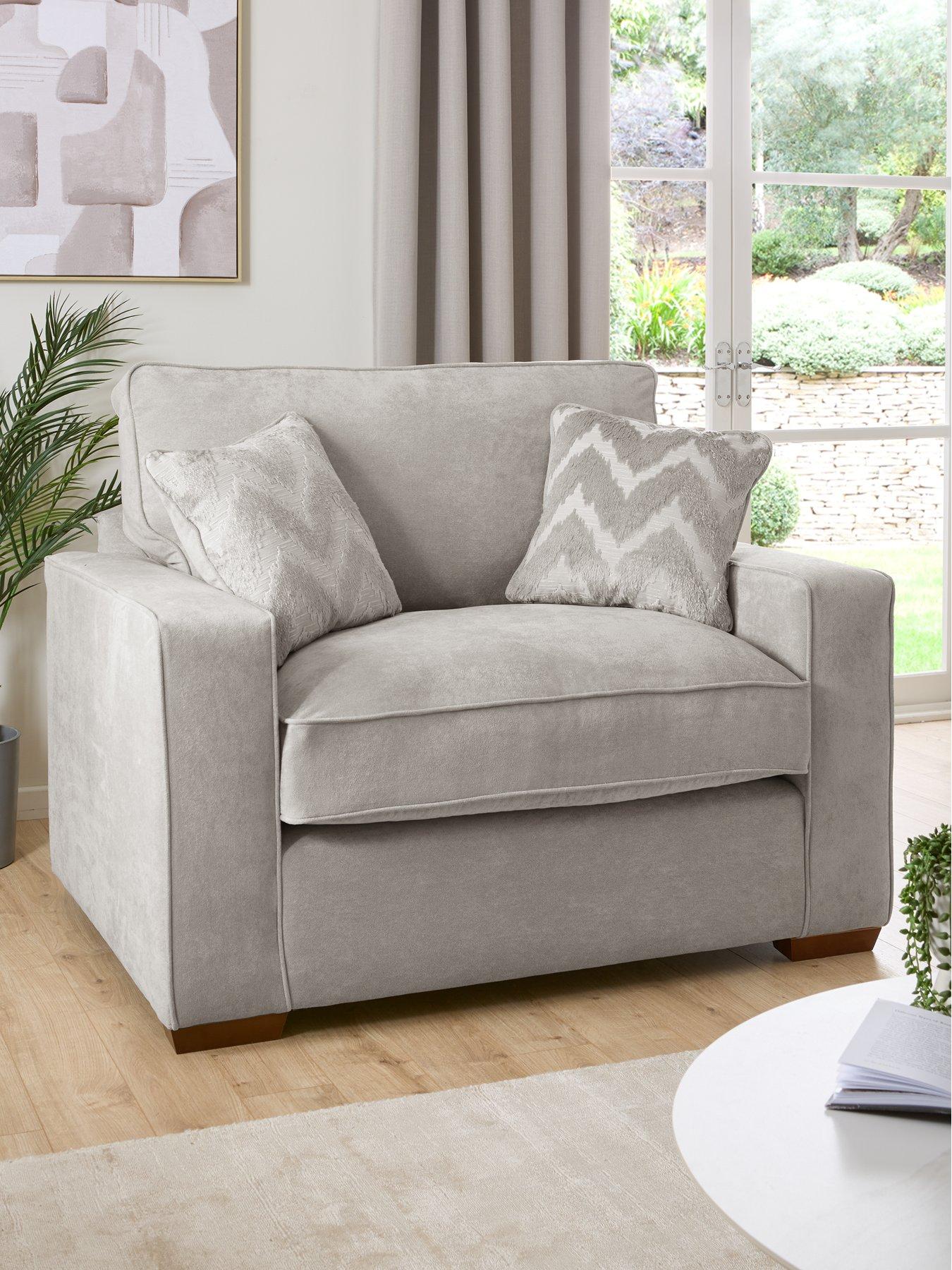 The Very Collection Jenna Fabric Snuggle Chair - Made to Order in the ...