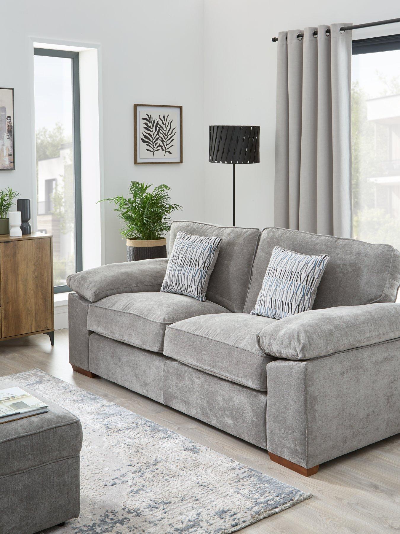 Very Home Bonita 3 Seater Fabric Sofa | very.co.uk