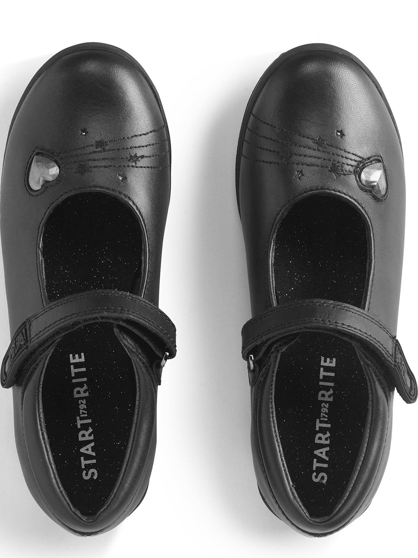 Start-rite Girls Stardust School Shoe - Black | Very