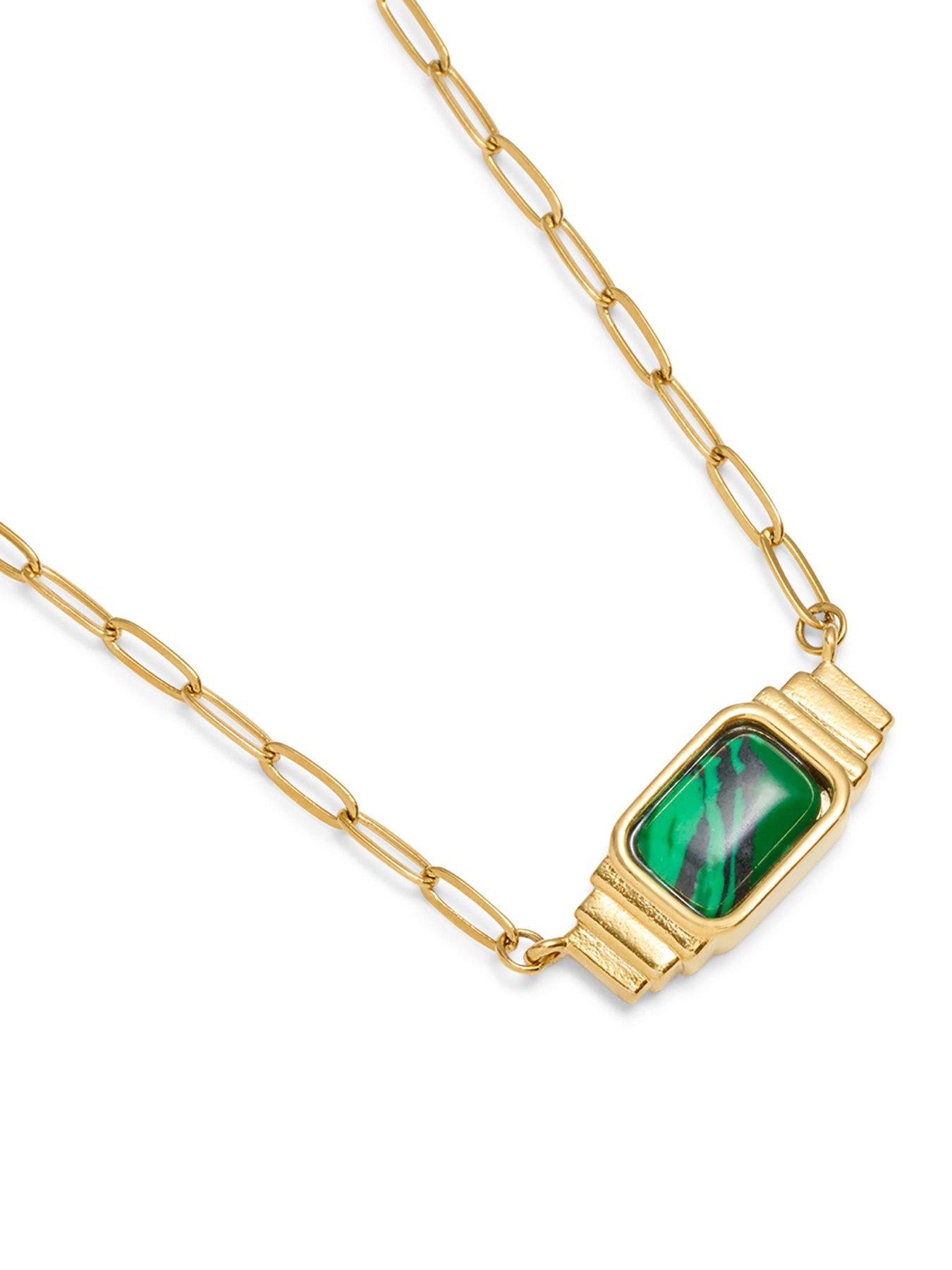 Katie Loxton Good Energy Waterproof Gold Necklace | Very