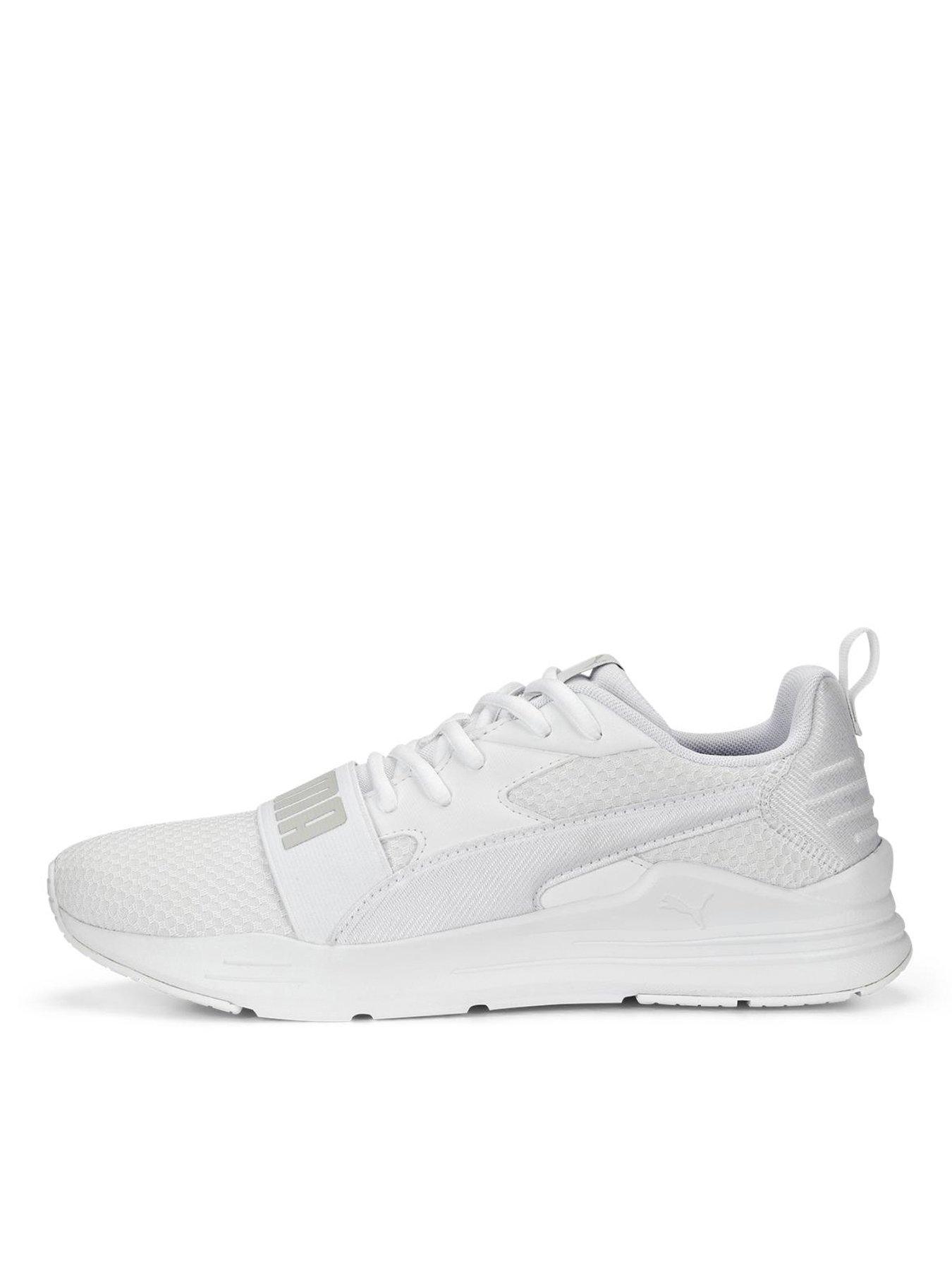 Puma Mens Wired Run Pure Trainers - White | Very