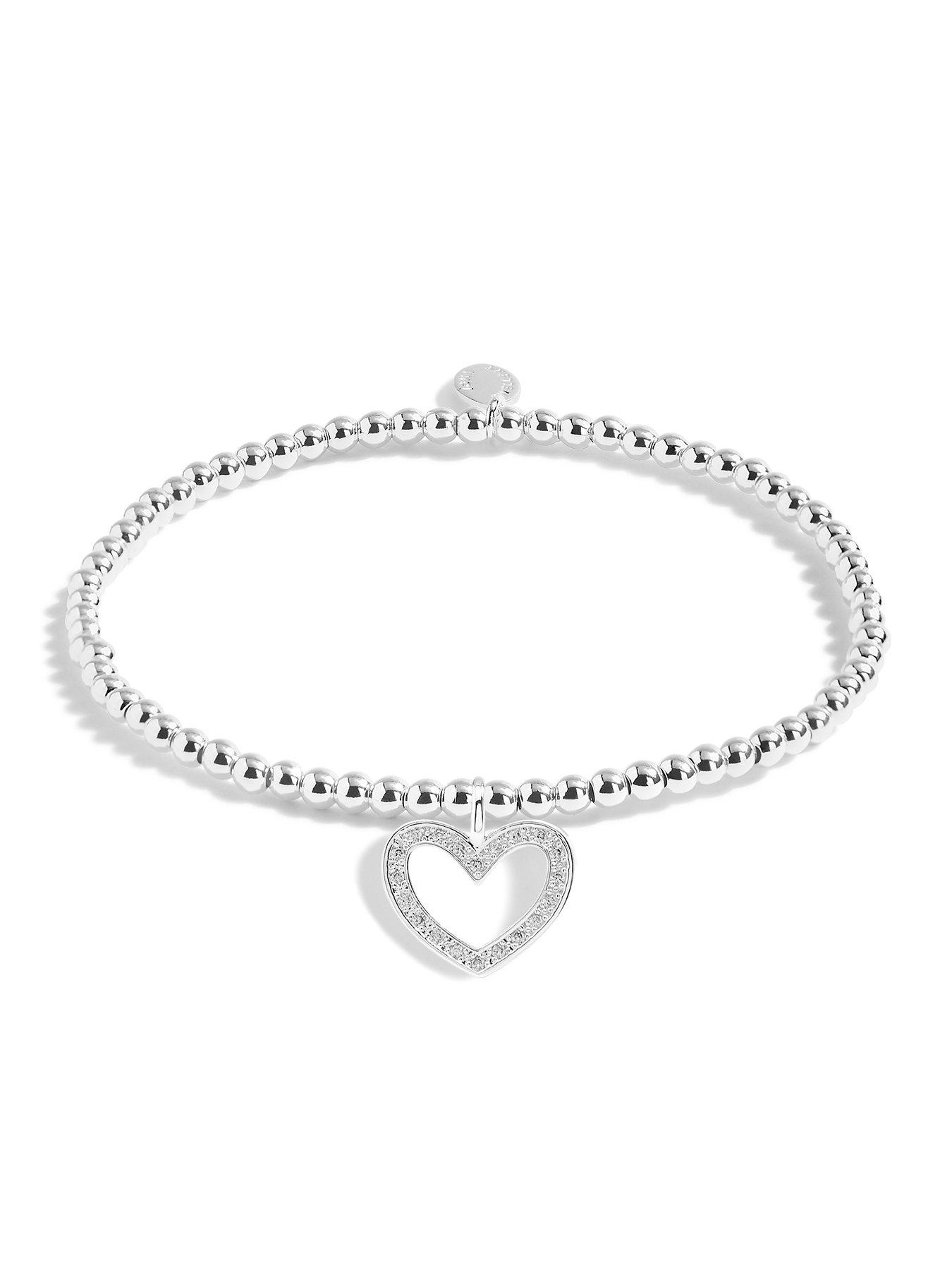 Joma Jewellery Bridal From The Heart Gift Box Bridesmaid Bracelet In ...