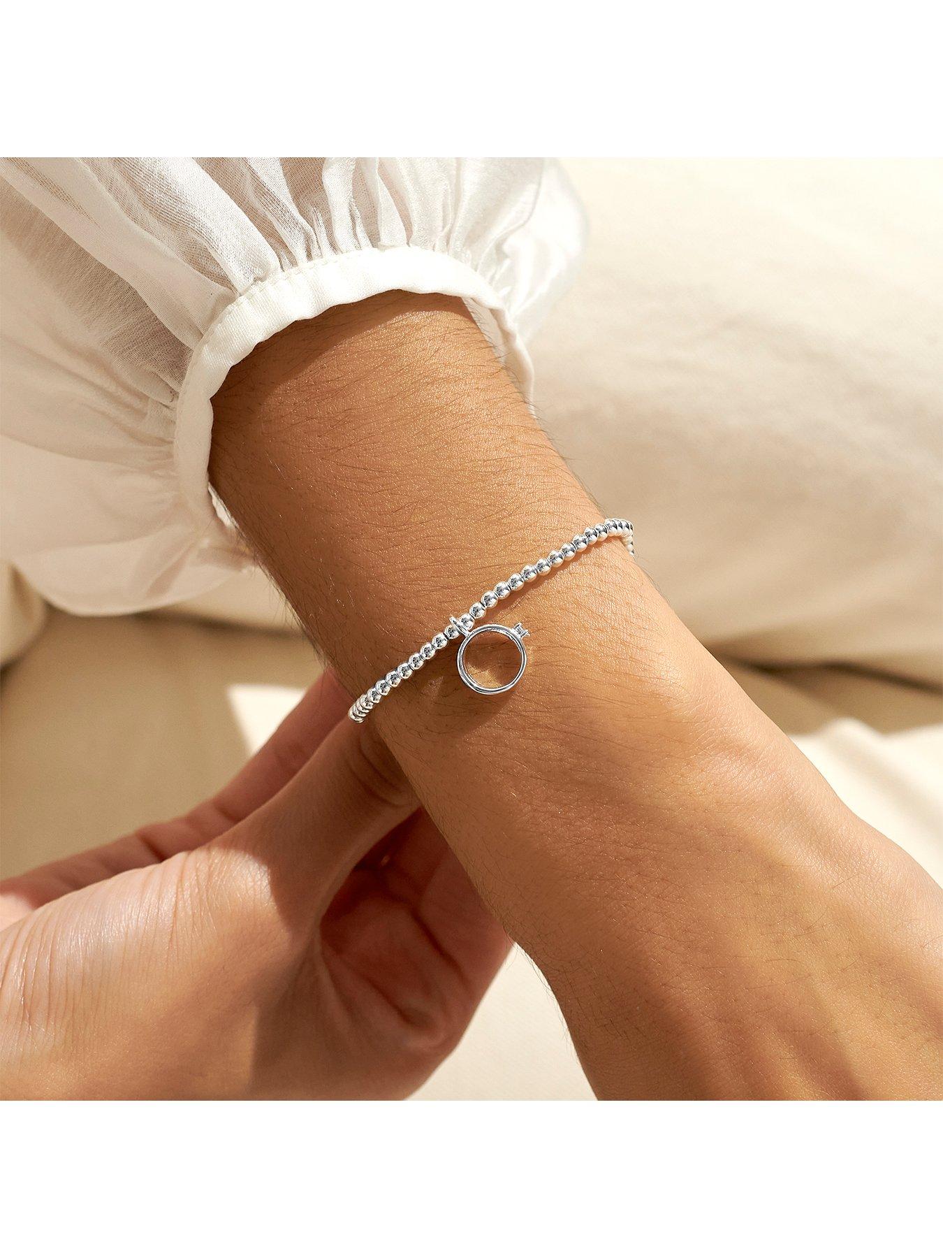 Joma Jewellery A LITTLE , YOU'RE ENGAGED! , Silver , Bracelet , 17.5cm ...