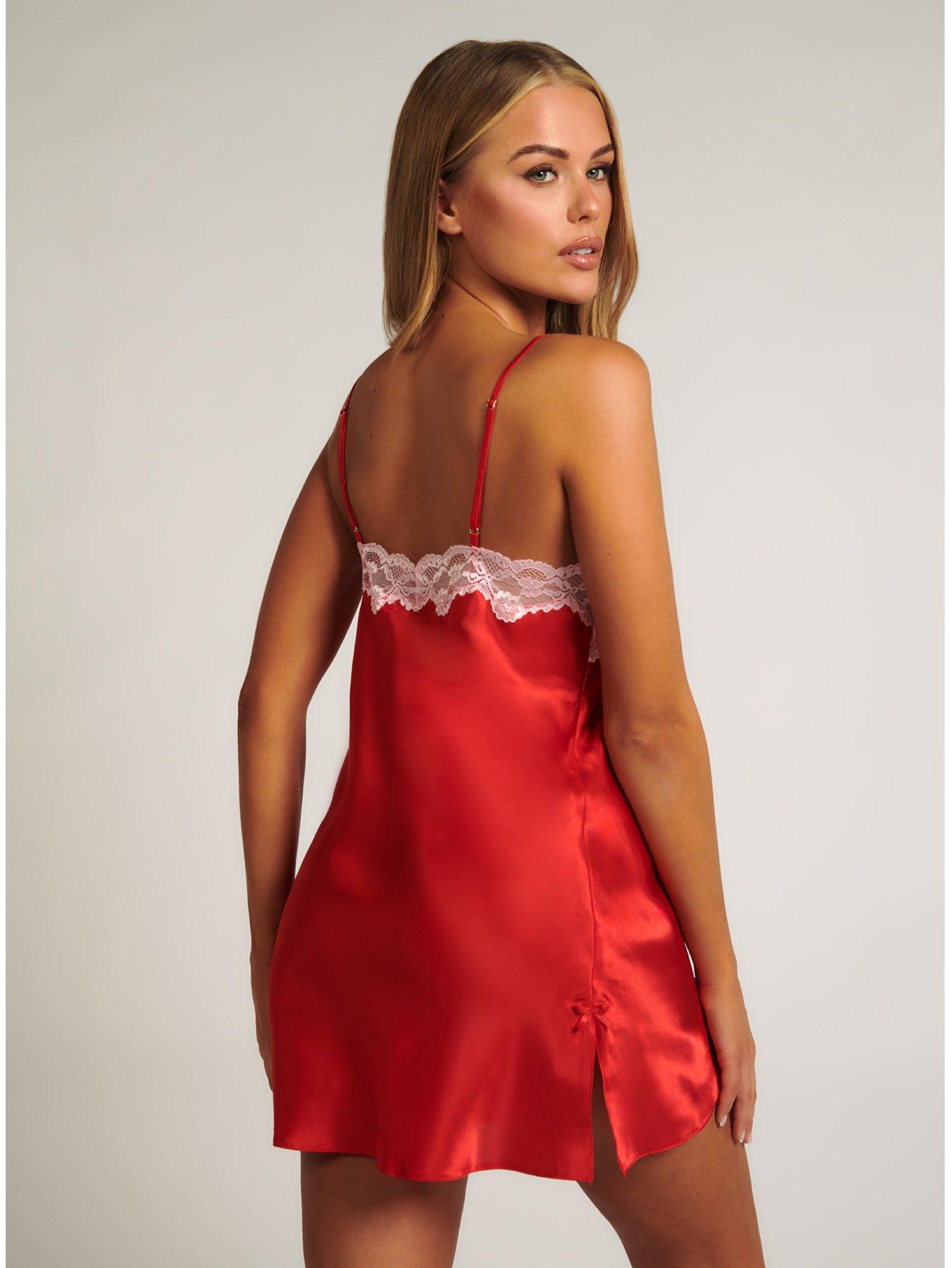 Boux Avenue Amelia Chemise Red Mix Uk