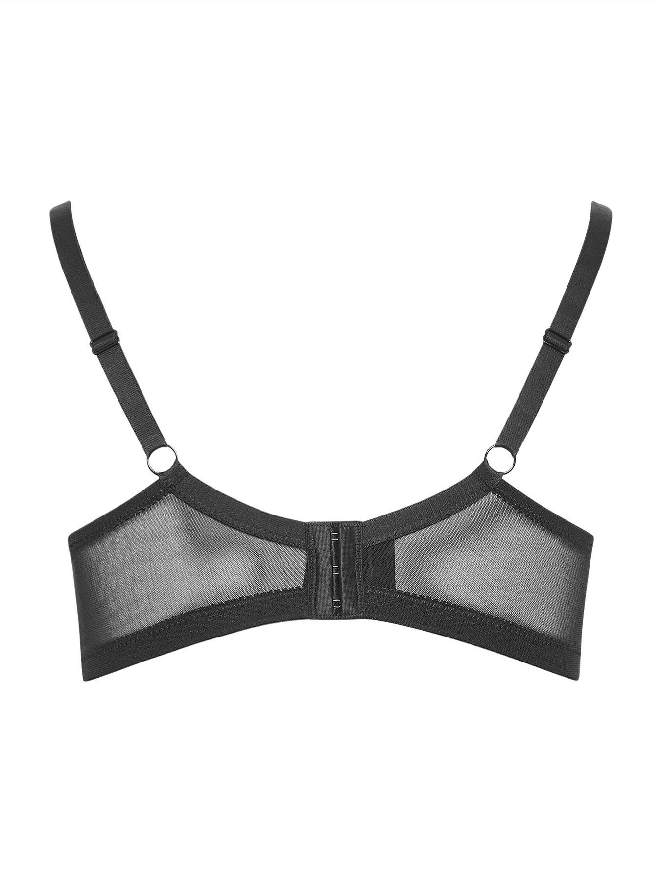 Yours 2 Pack Lace Trim T Shirt Bra Uk