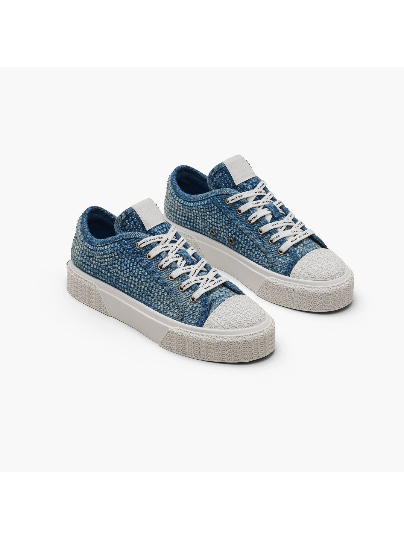 MARC JACOBS The Sneaker Light Blue Crystal | Very.co.uk