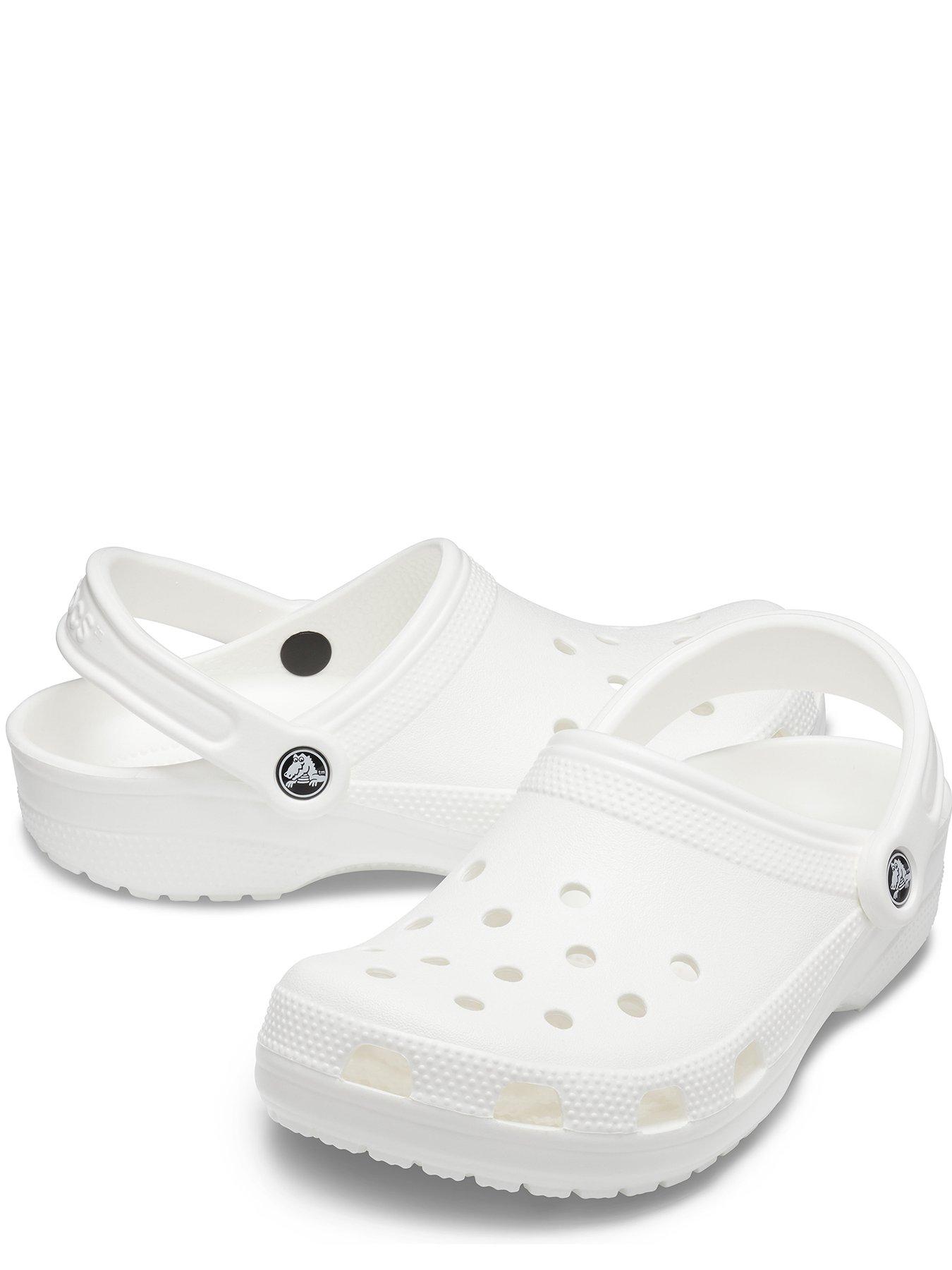 Crocs Men's Classic Clog Sandal - White | Very