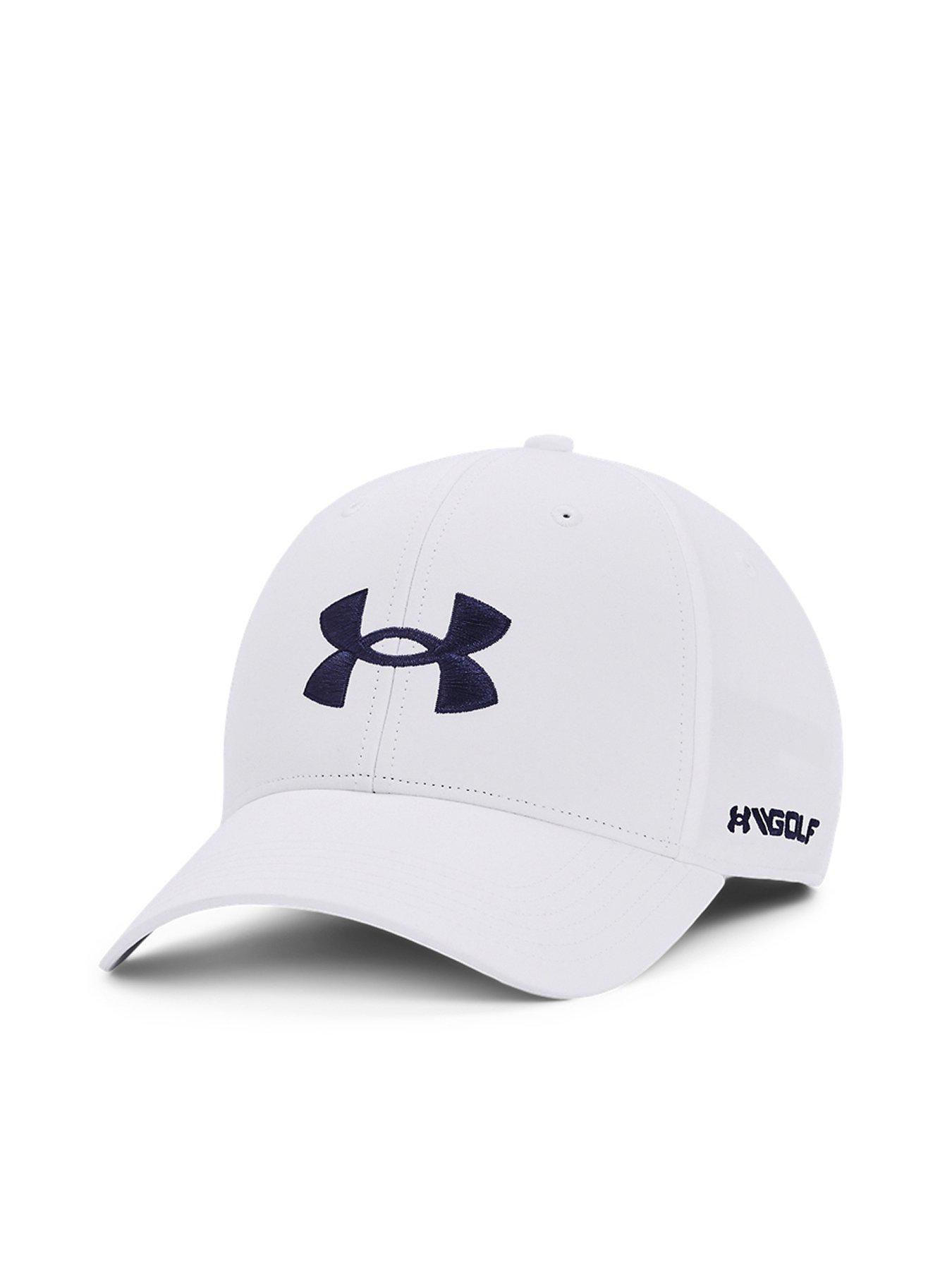 UNDER ARMOUR Men's Golf 96 Cap - White/Navy | very.co.uk