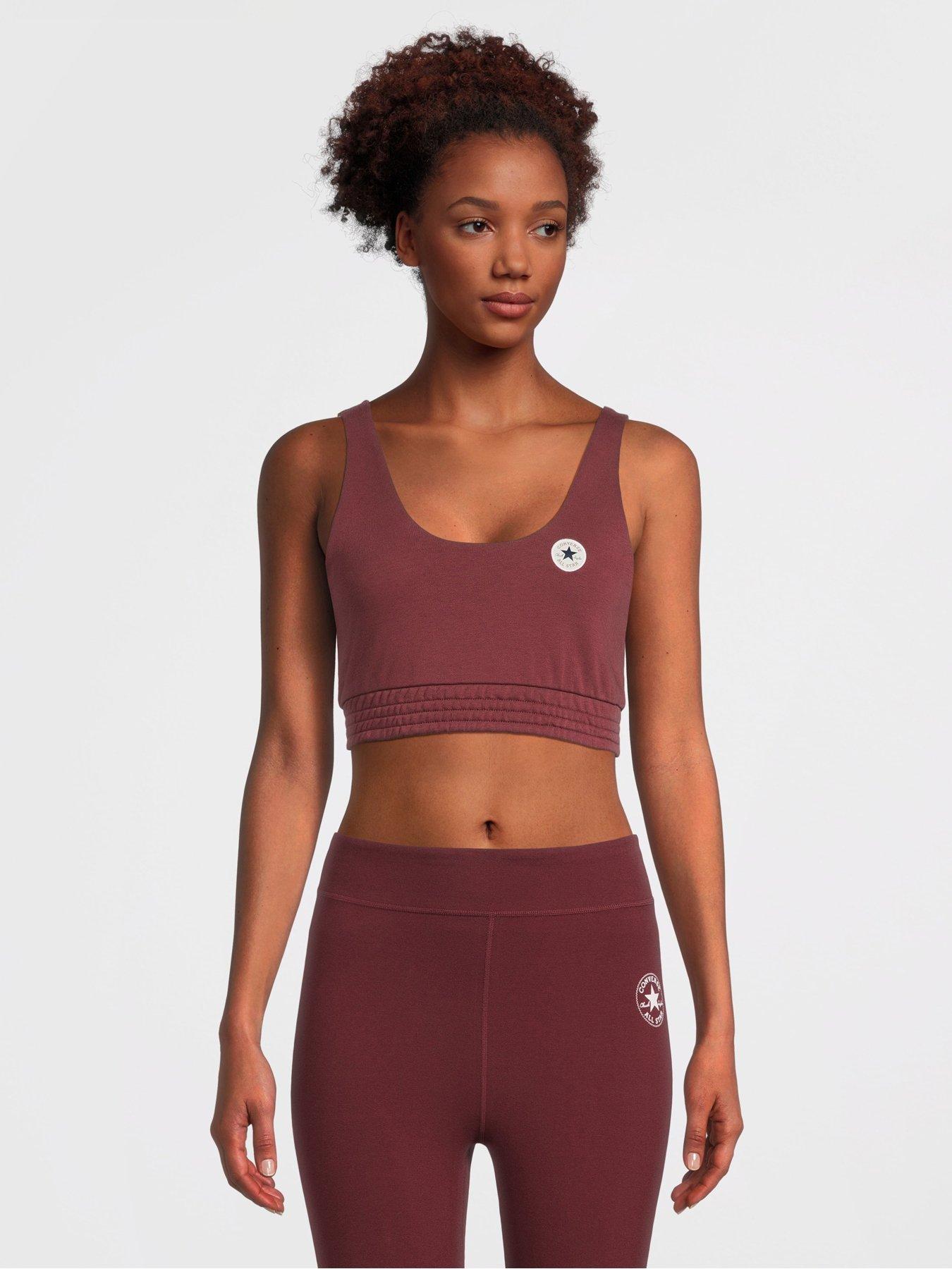 Converse Womens Retro Chuck Bra Top - Red | Very