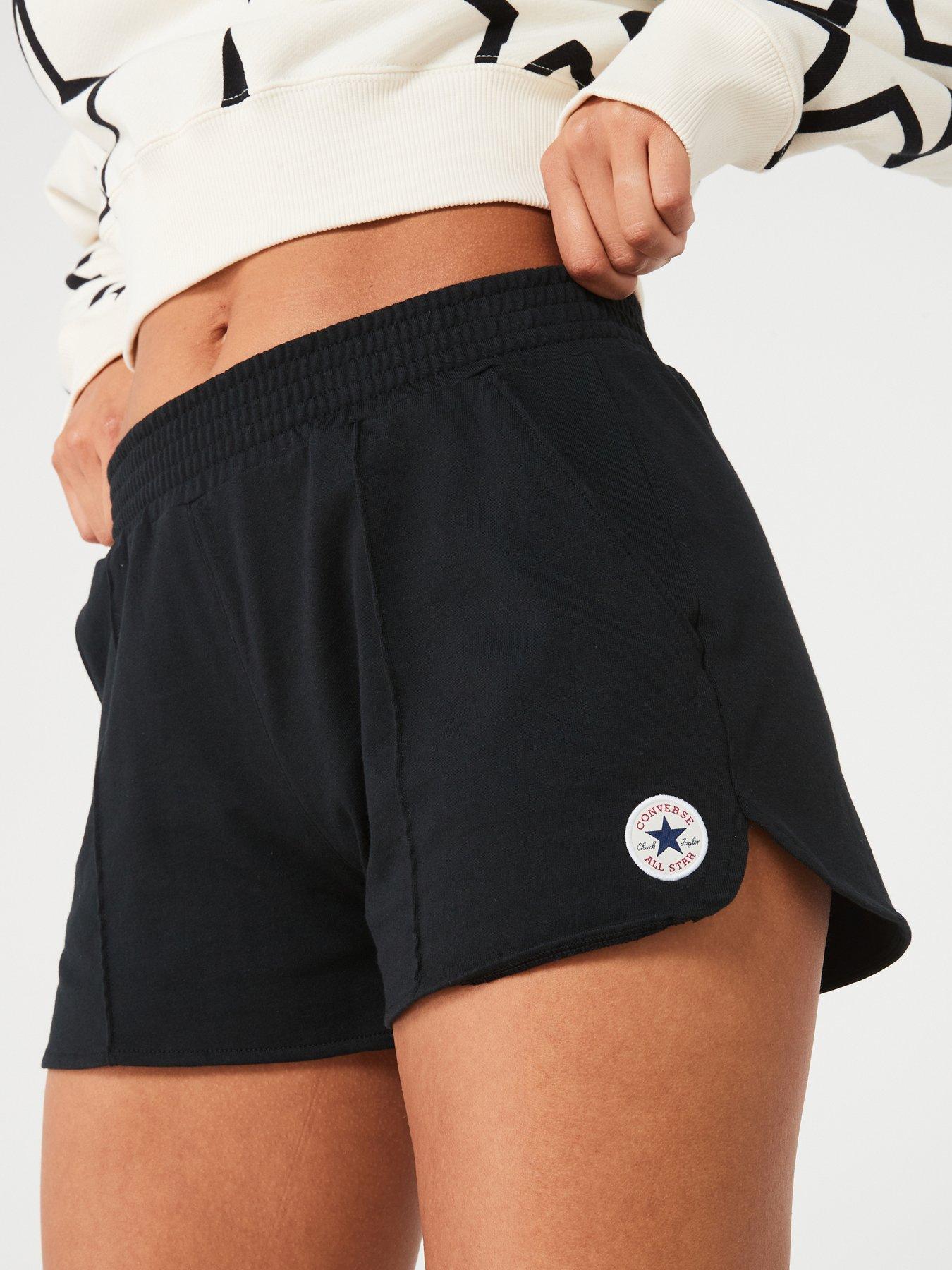 Womens Retro Chuck Jersey Knit Short Black