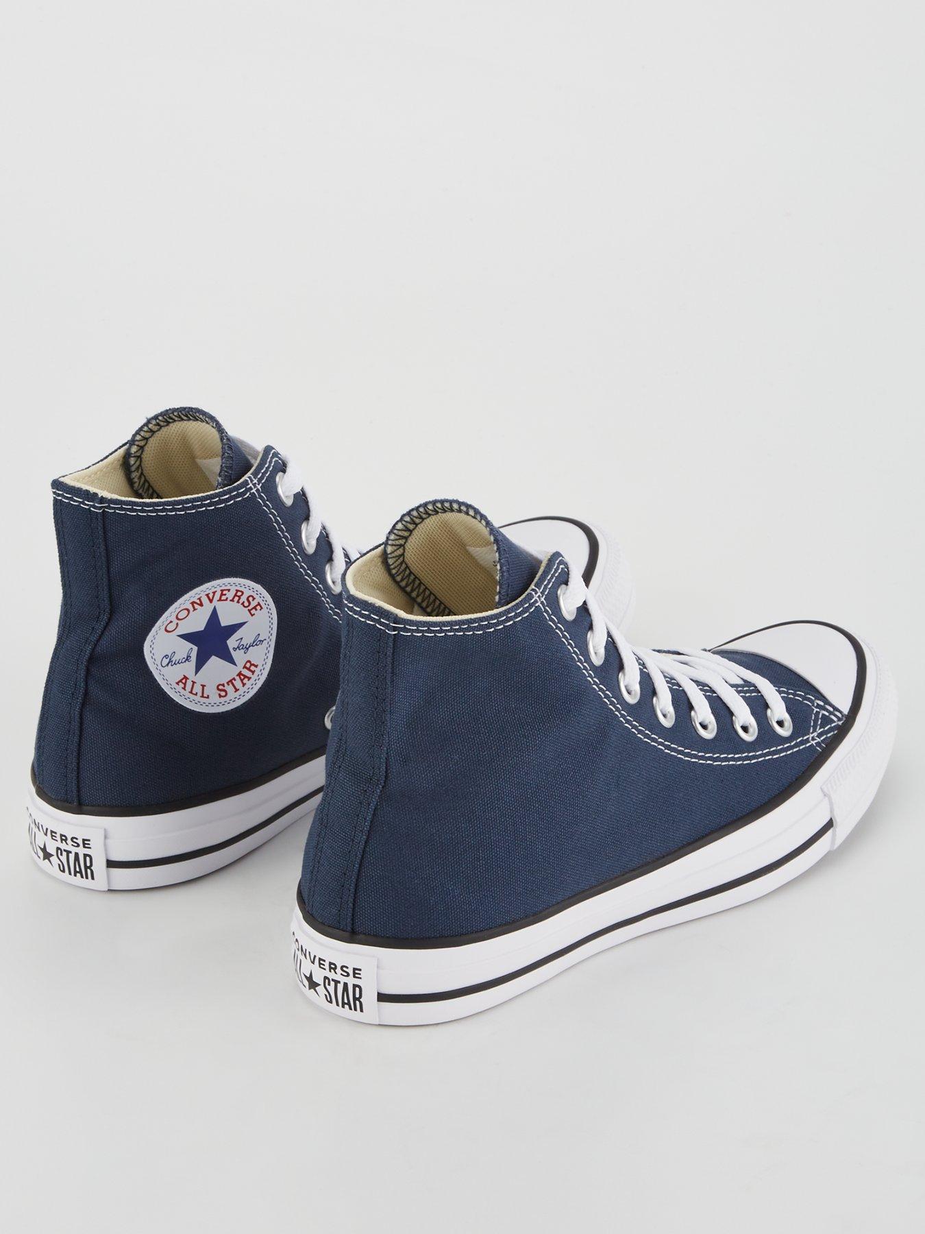 Converse Hi Top Trainers - Navy | Very