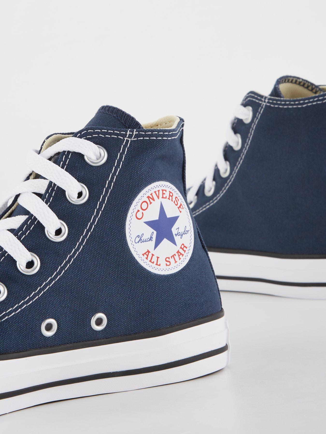 Converse Hi Top Trainers - Navy | Very