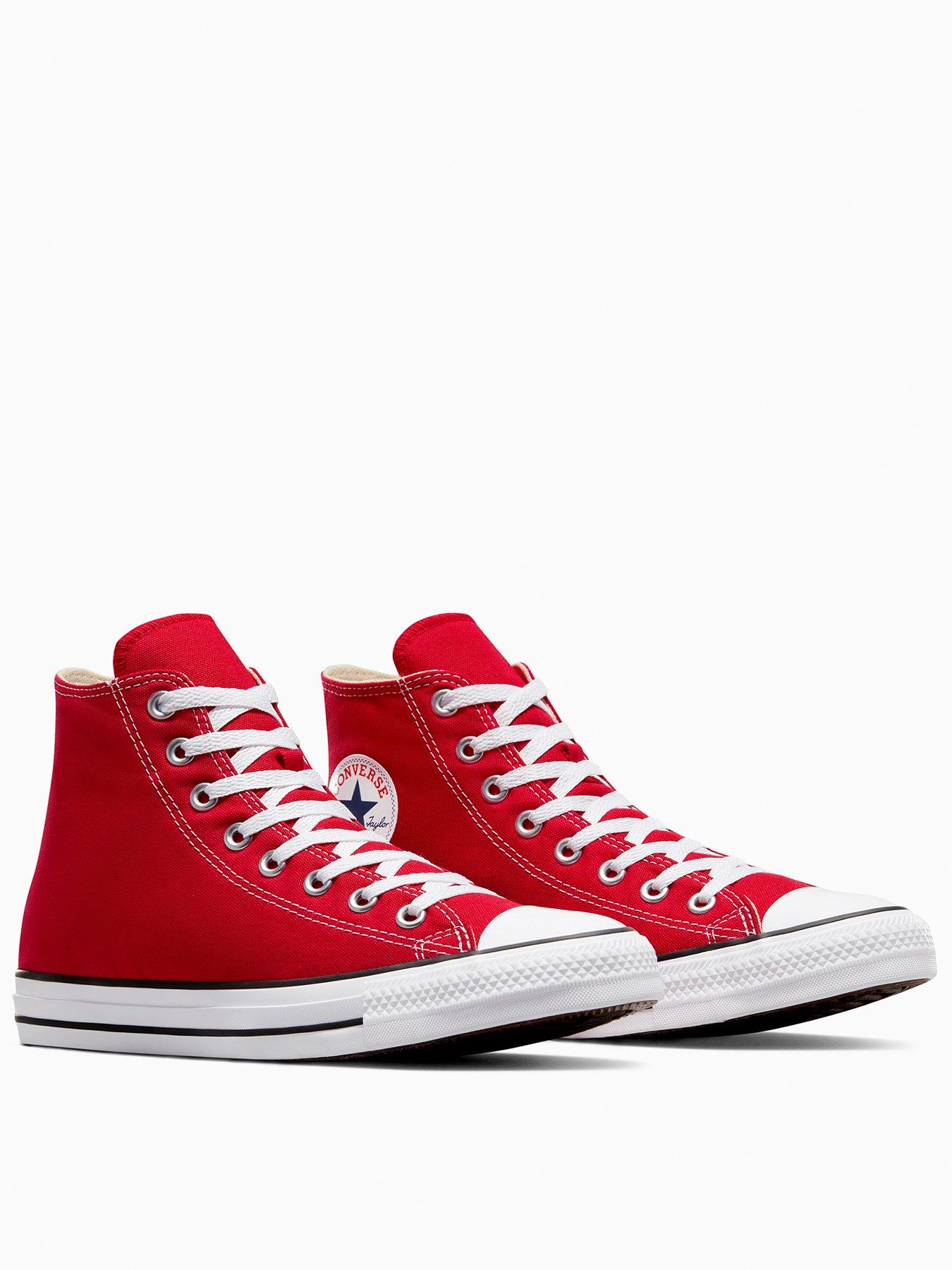 Converse Hi Top Trainers - Red | Very