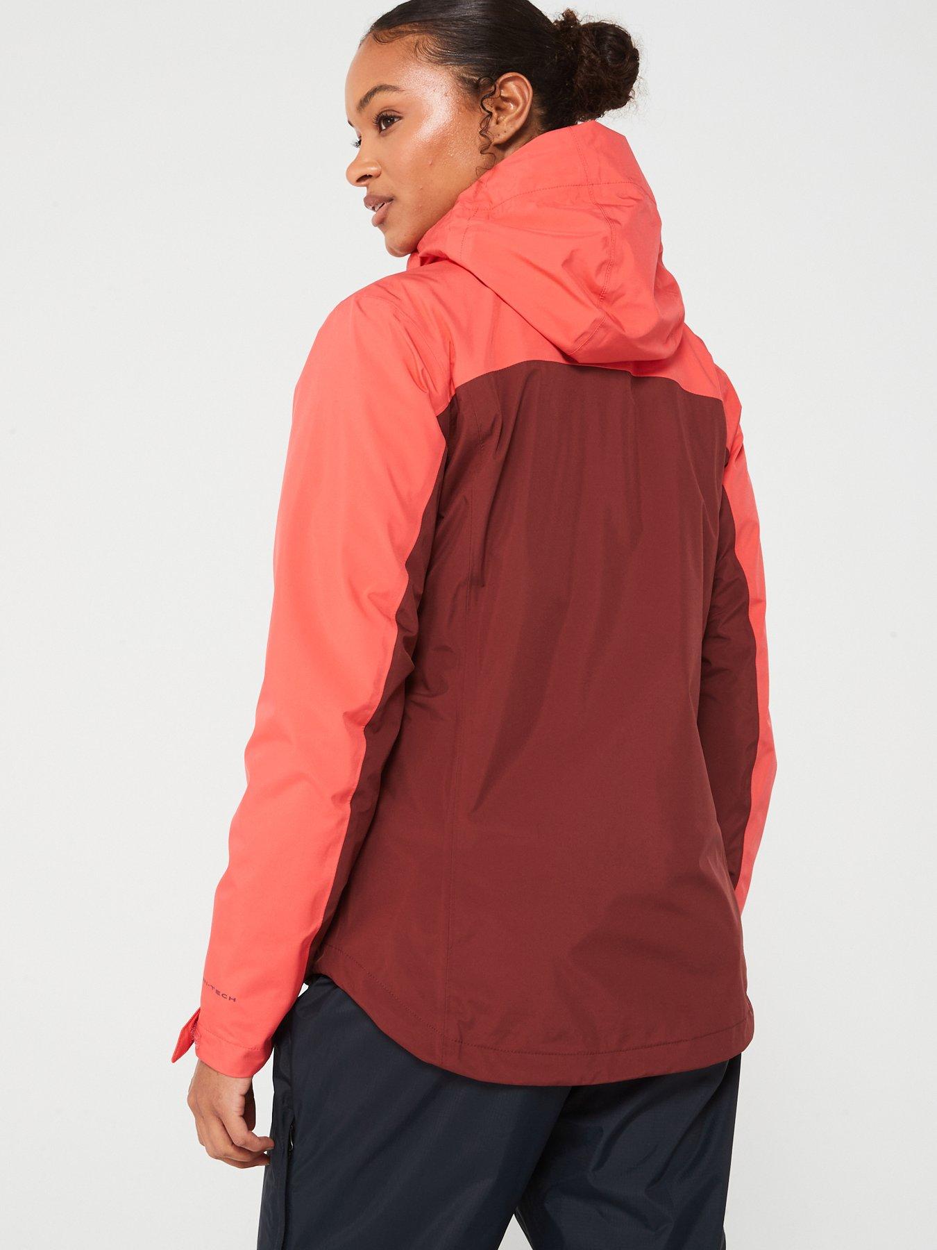 Columbia Womens Wahkeena Falls 3L Shell - Red Multi | Very