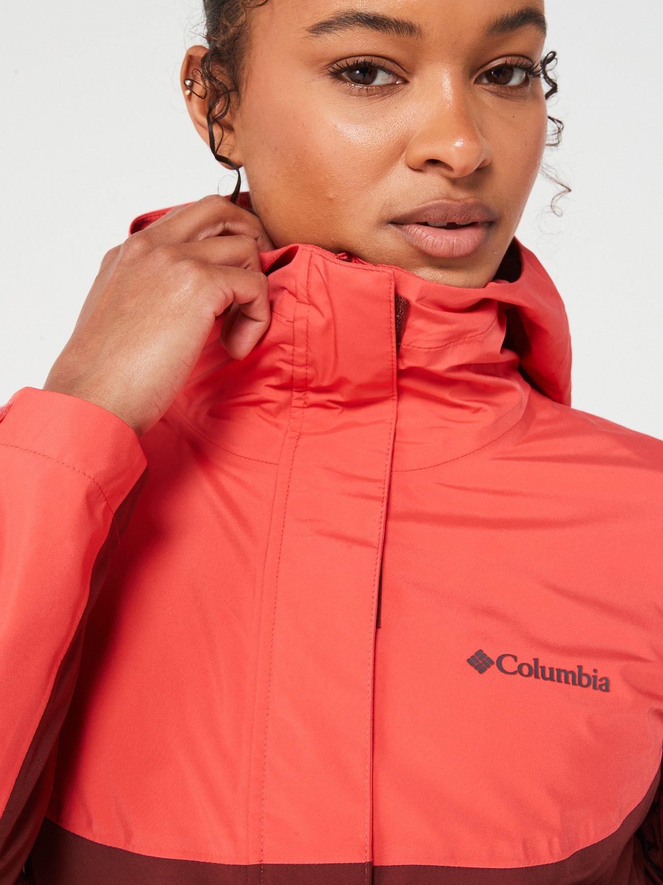 Columbia Womens Wahkeena Falls 3L Shell - Red Multi | Very